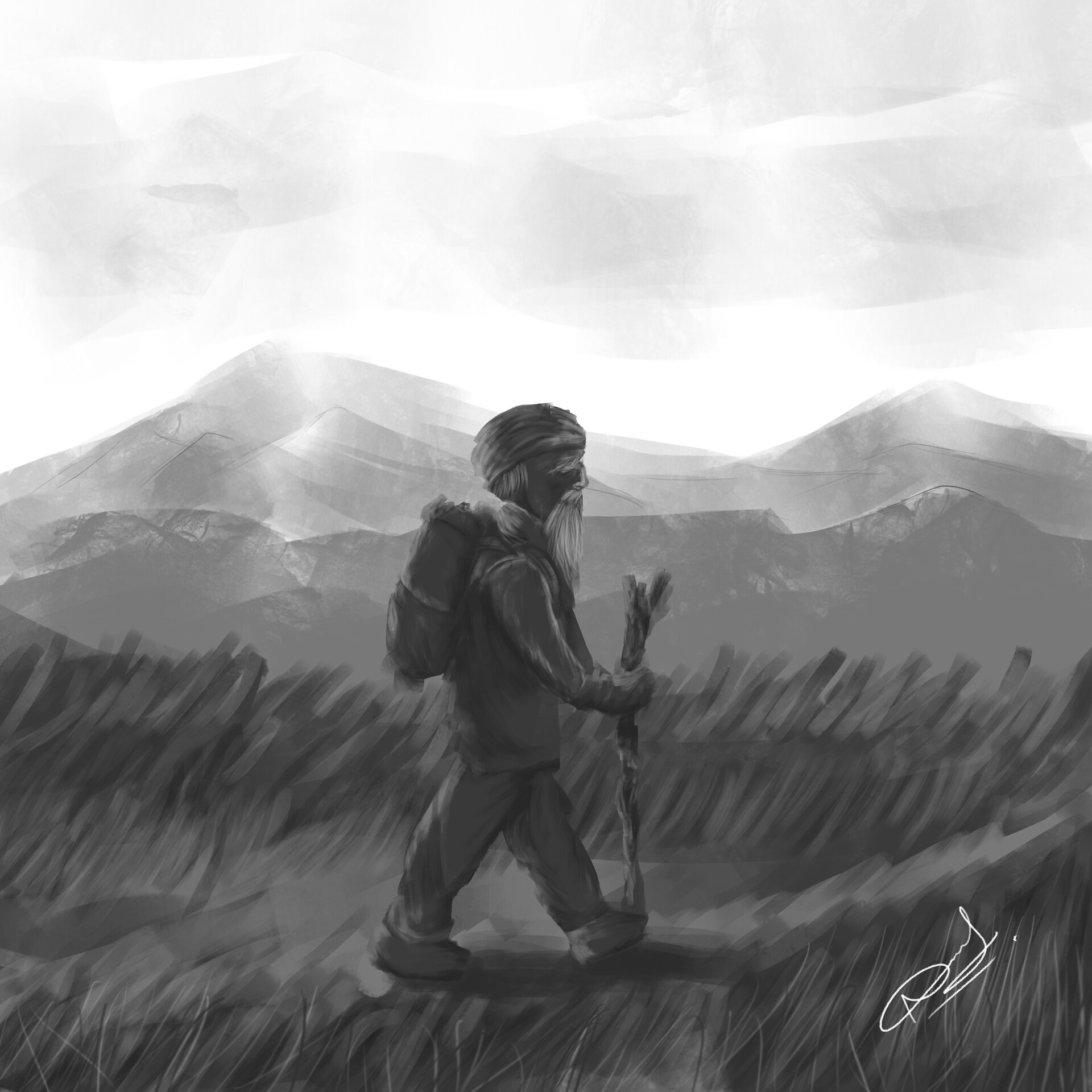 ArtStation - The Old Traveler