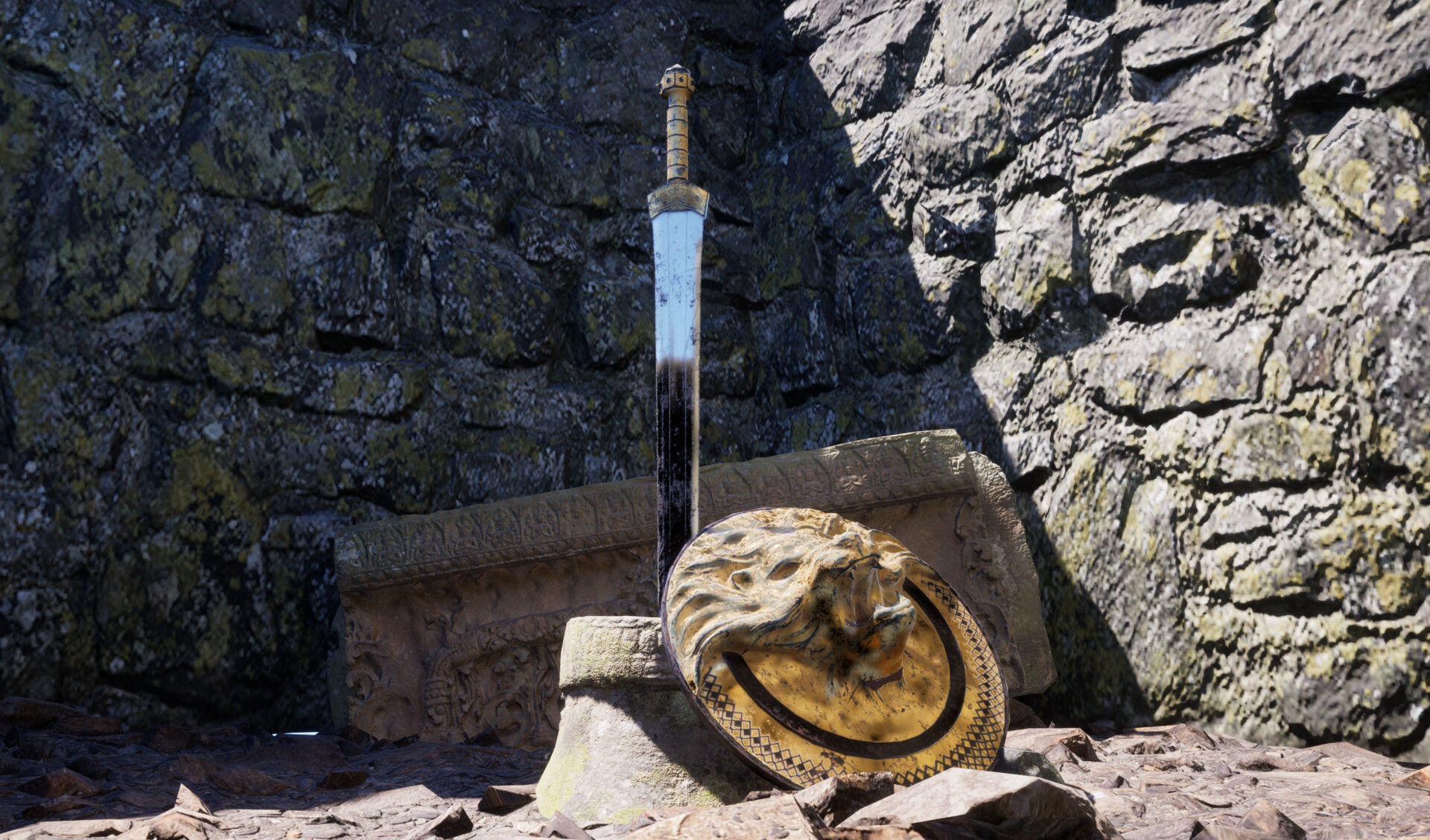 ArtStation - Shield & Sword