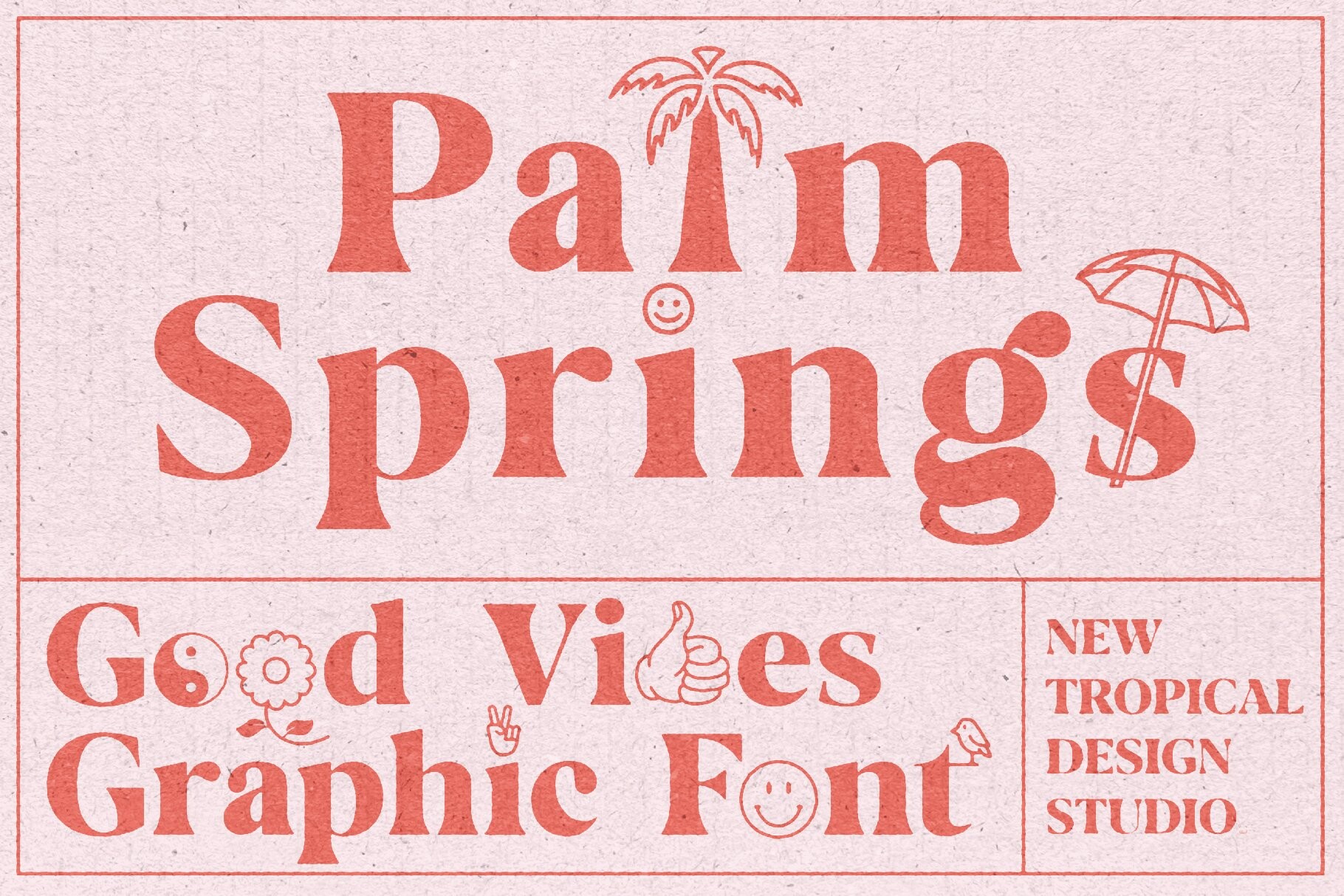 ArtStation - Palm Springs Graphic Font