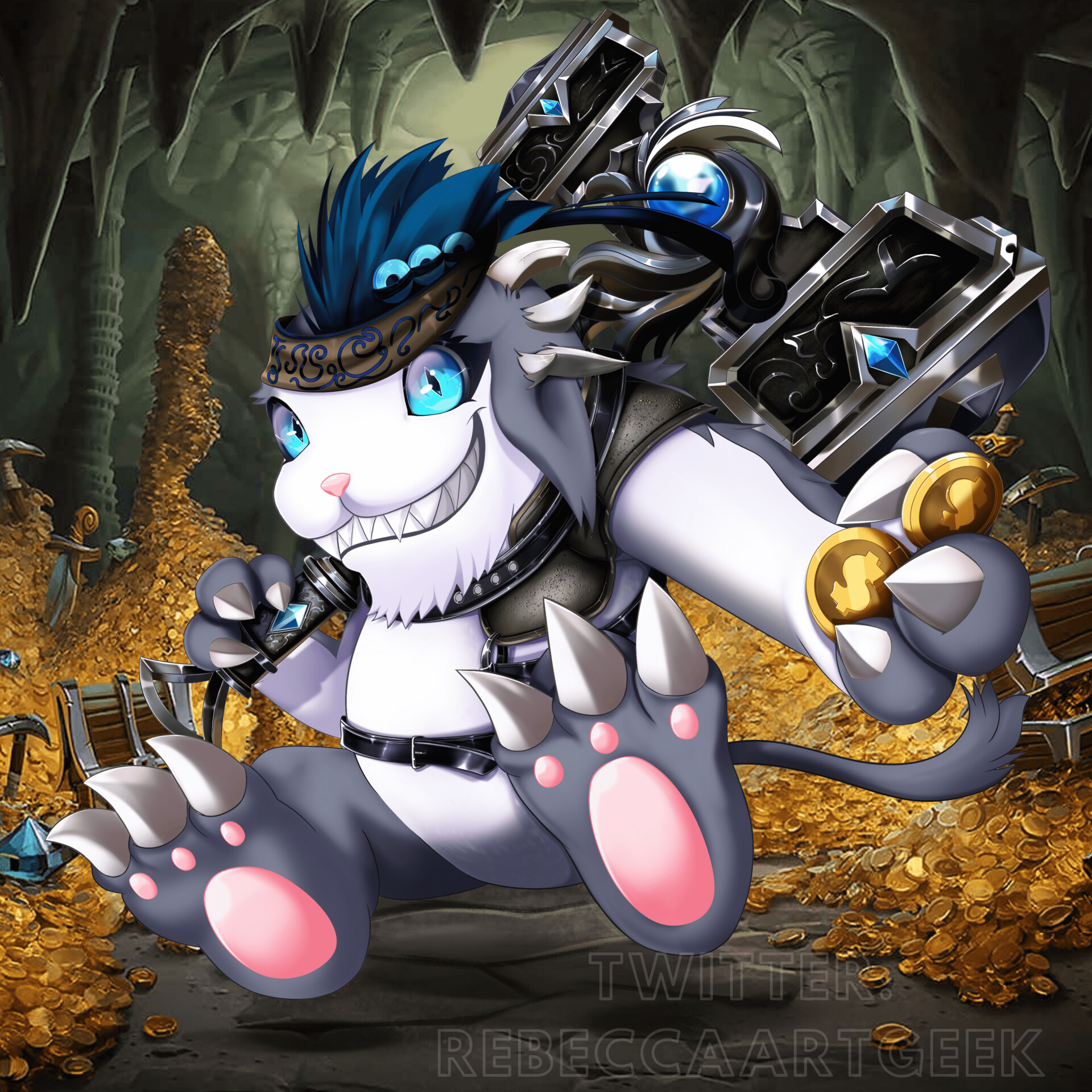 ArtStation - Charr From The MMORPG Guild Wars 2 Transformed Into The Digimon