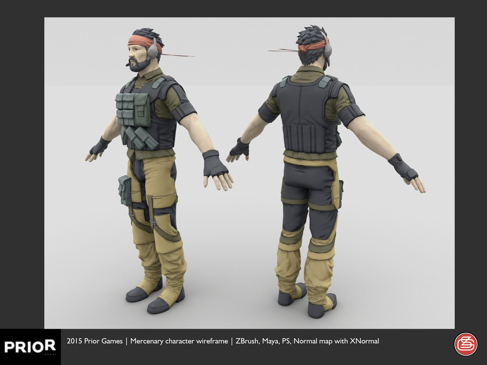 ArtStation - Prior games / Mercenary character