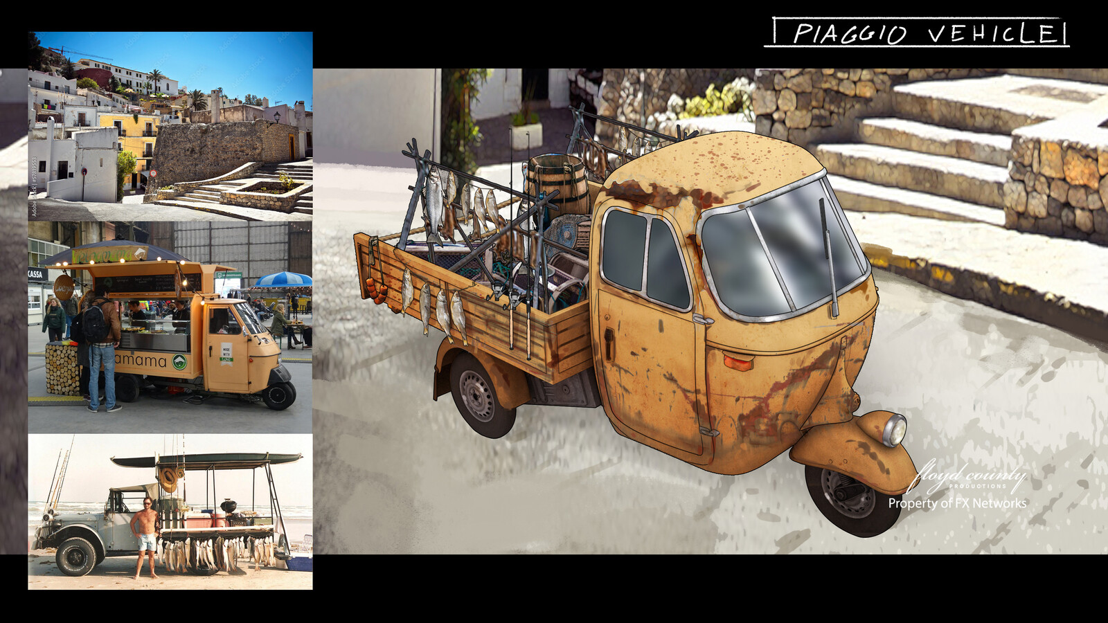 Jill Dykxhoorn - Archer S14 | Lead Environment Design for Piaggio Truck
