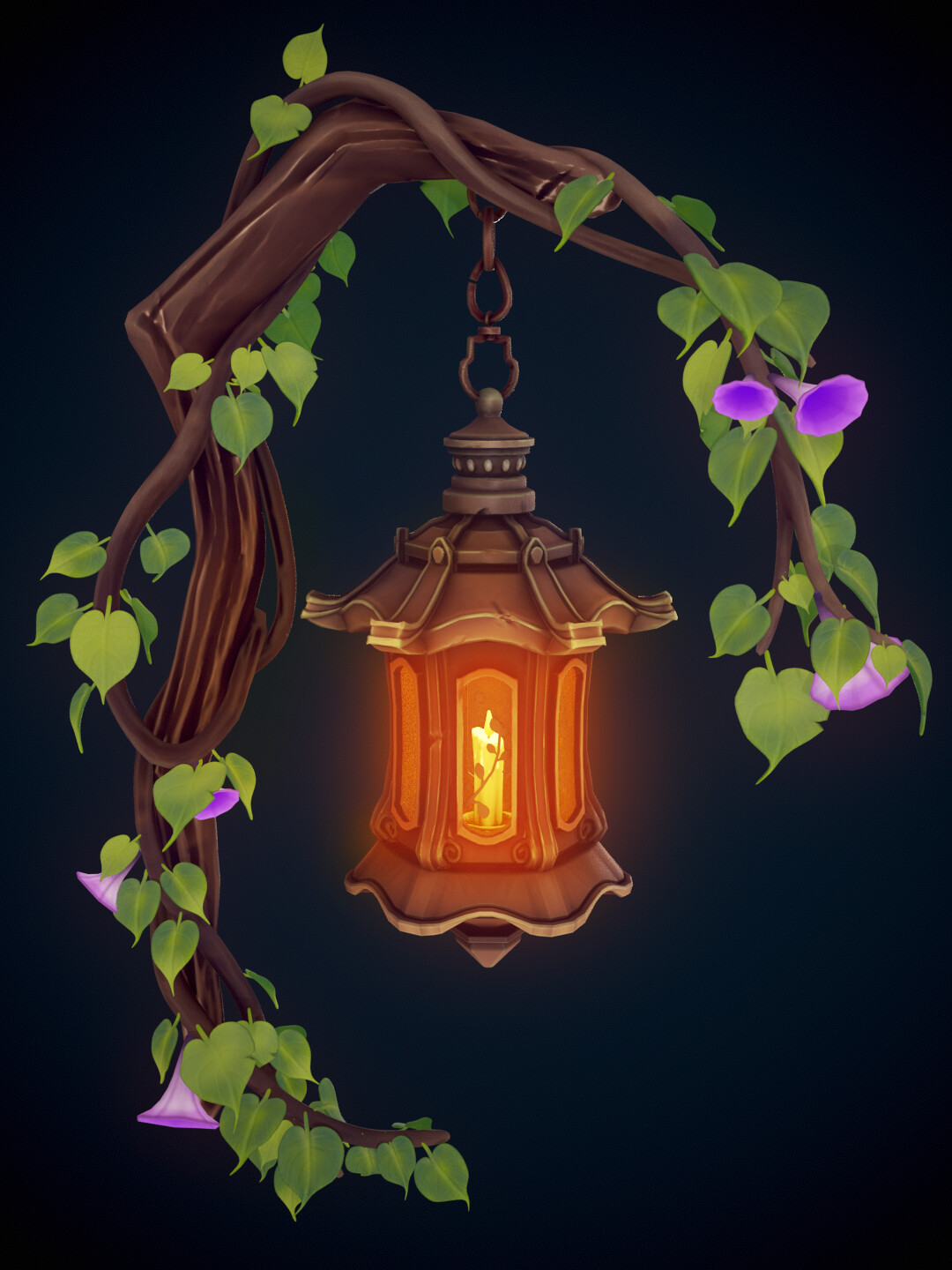 ArtStation - Stylized Lamp