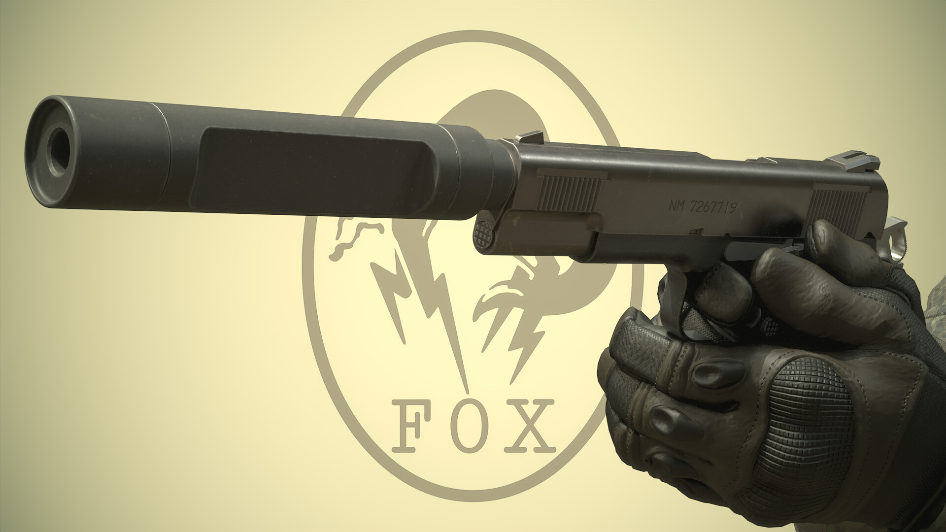 Nick Dobrijevic - .45 huh? M1911A1 Metal Gear Solid 3 Fanart