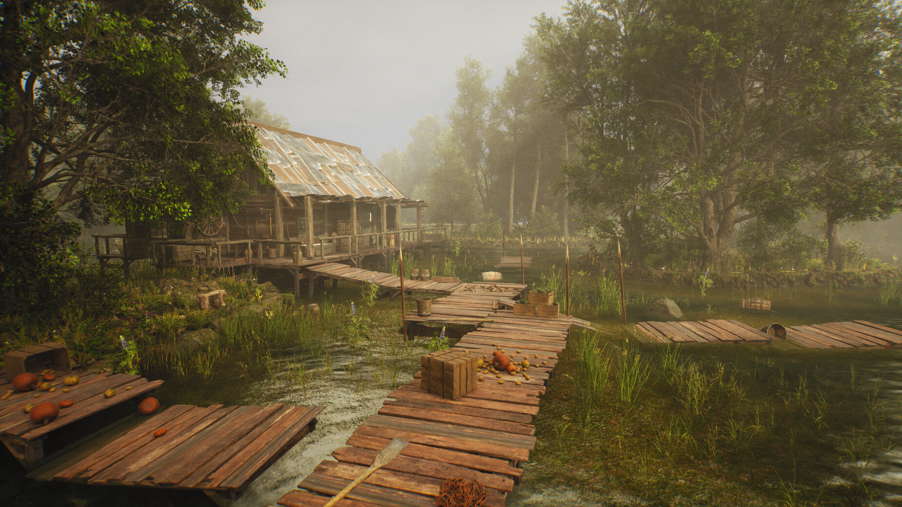 ArtStation - Tom and Dafne’s Old House in the Swamp