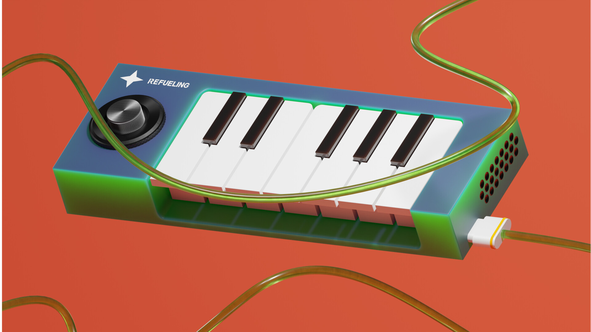 ArtStation - Mini Midi keyboard Product Design