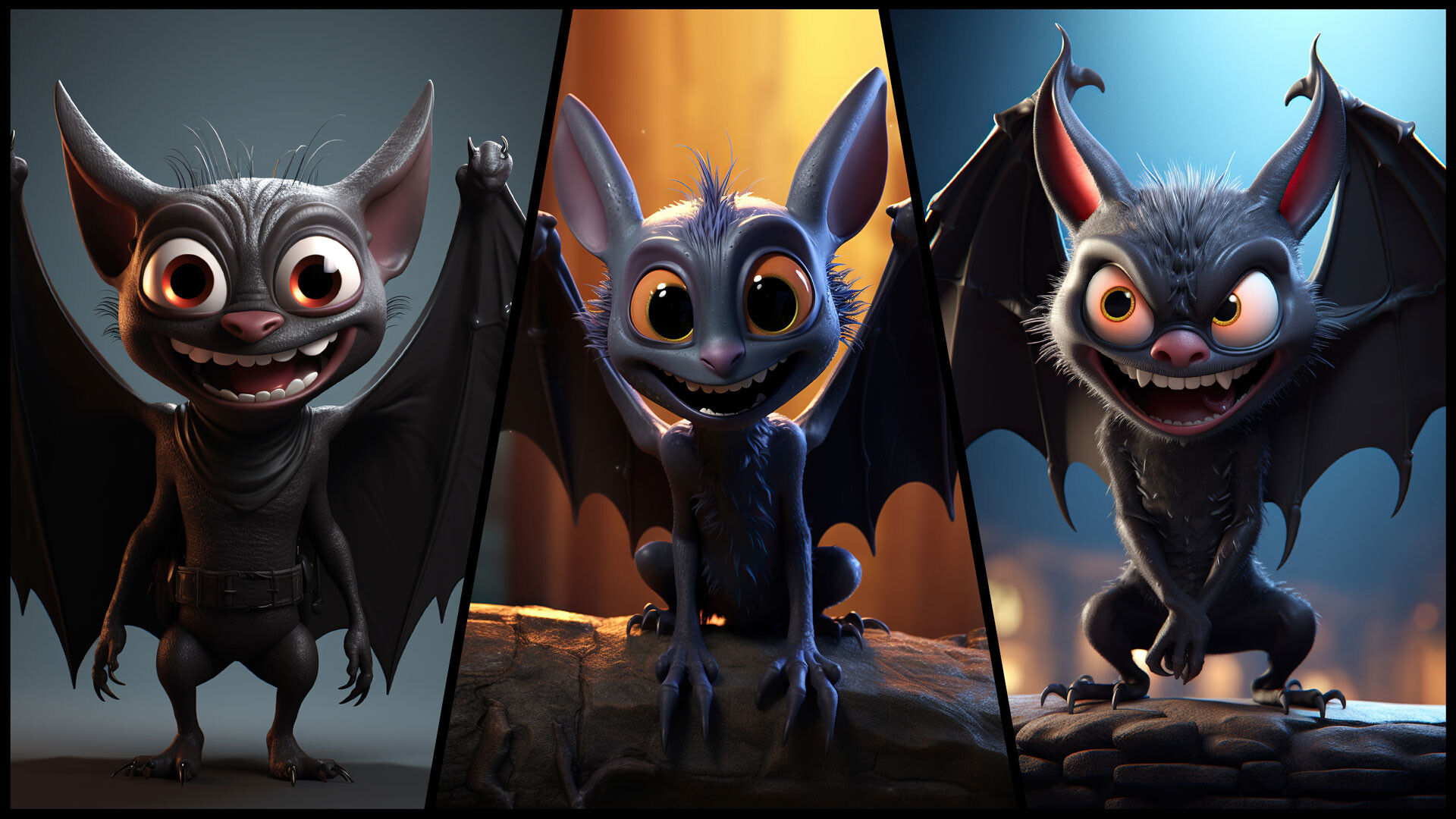 Sense Of Peace - 320 Cartoon Bat Characters