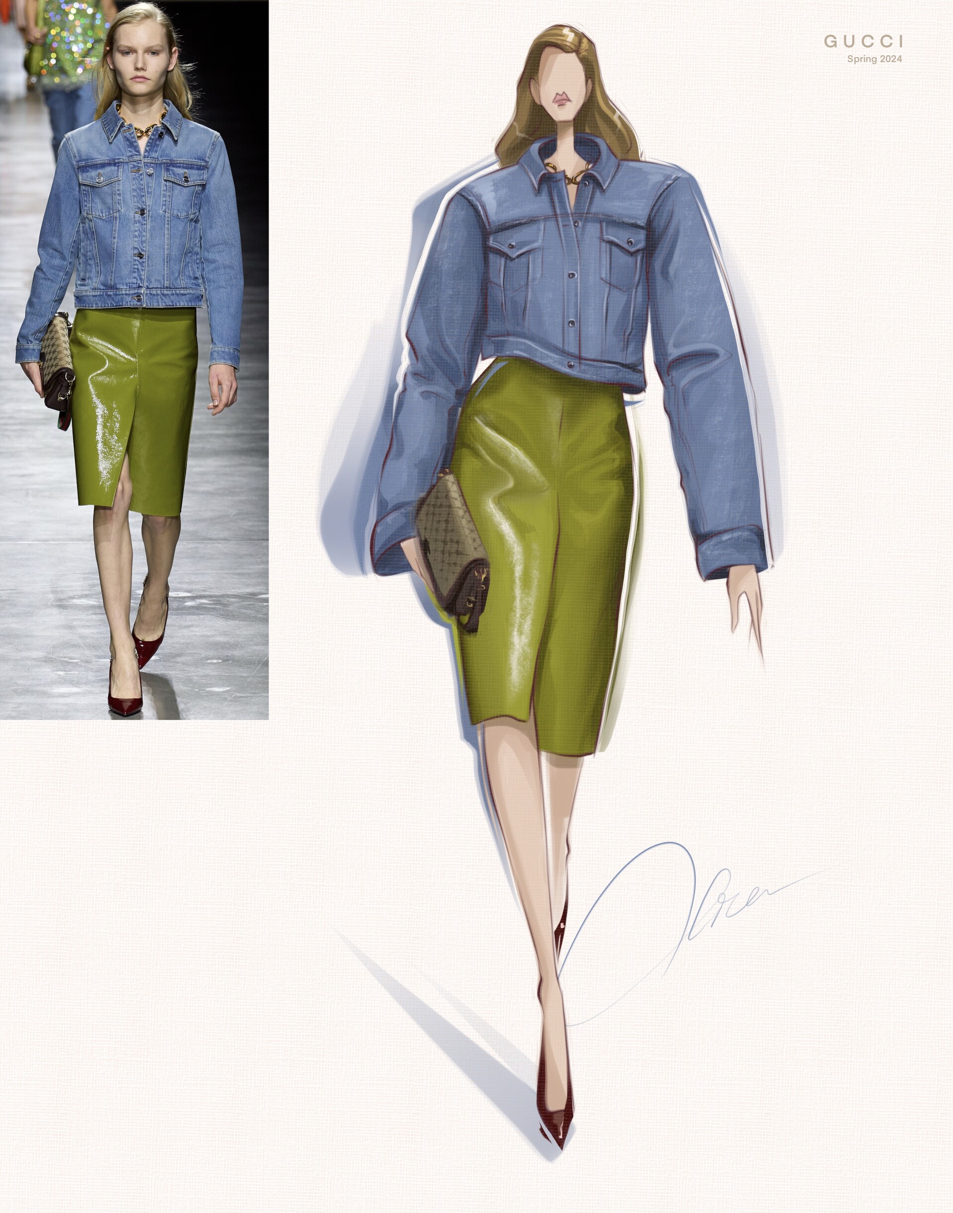 ArtStation - Gucci/fashion illustration