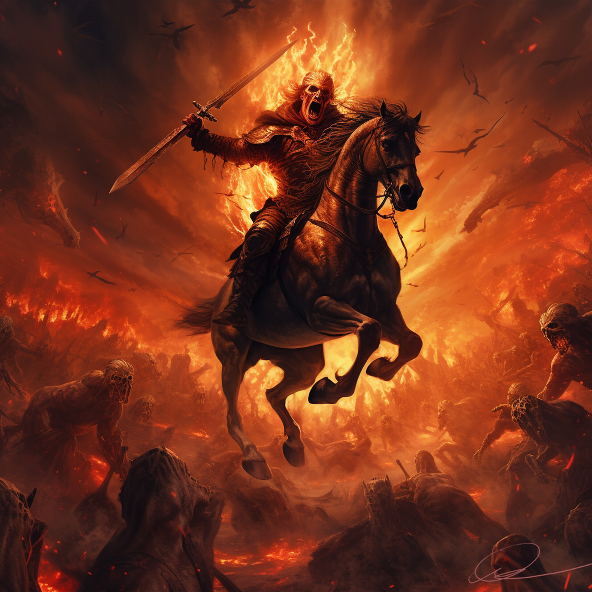 ArtStation - rider from hell