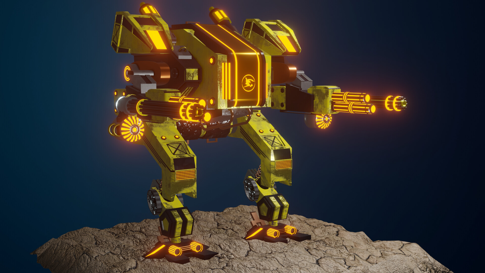 ArtStation - Mecha Robot 3D Model