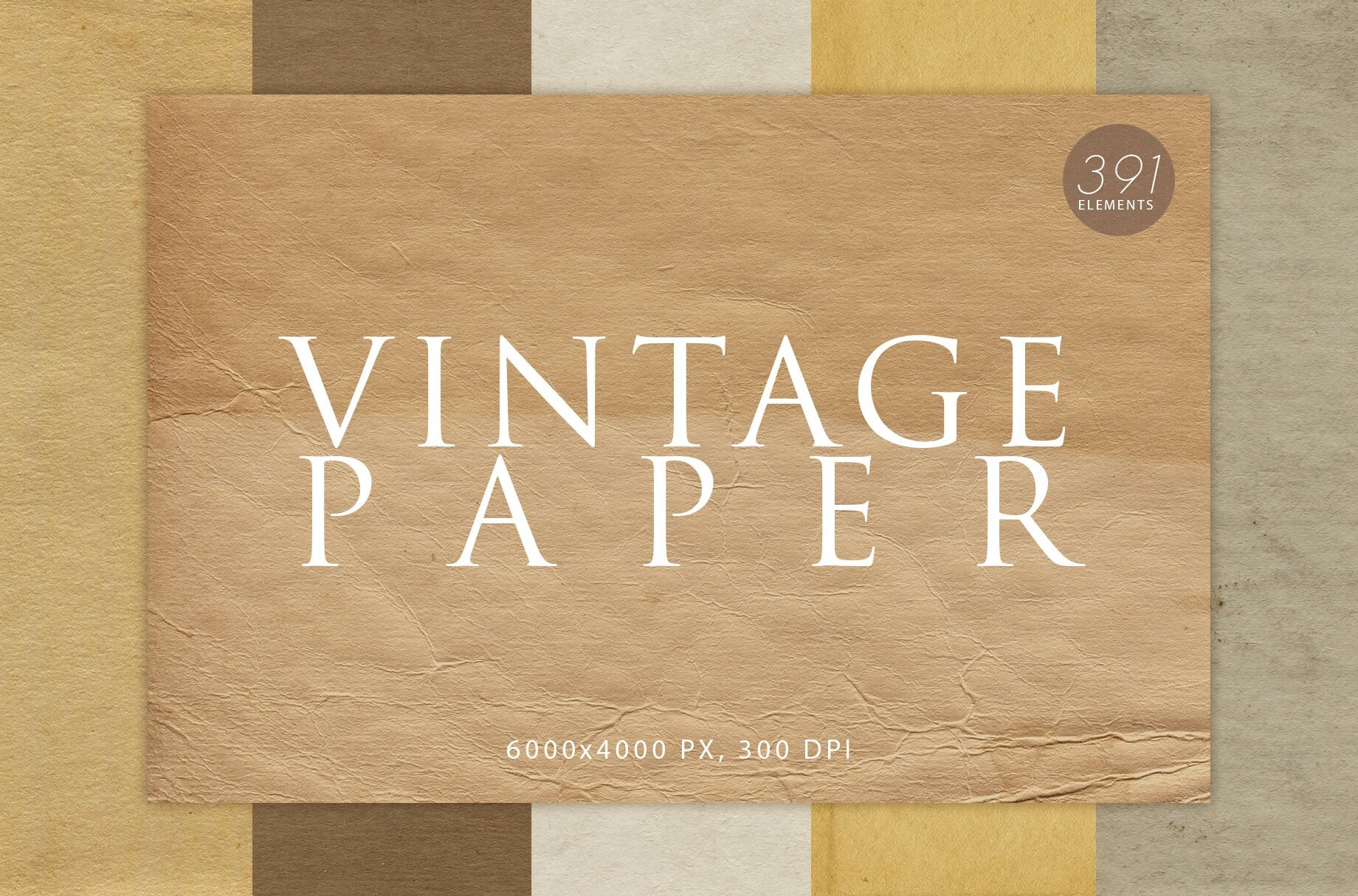 ArtStation - 391 Vintage Paper Textures