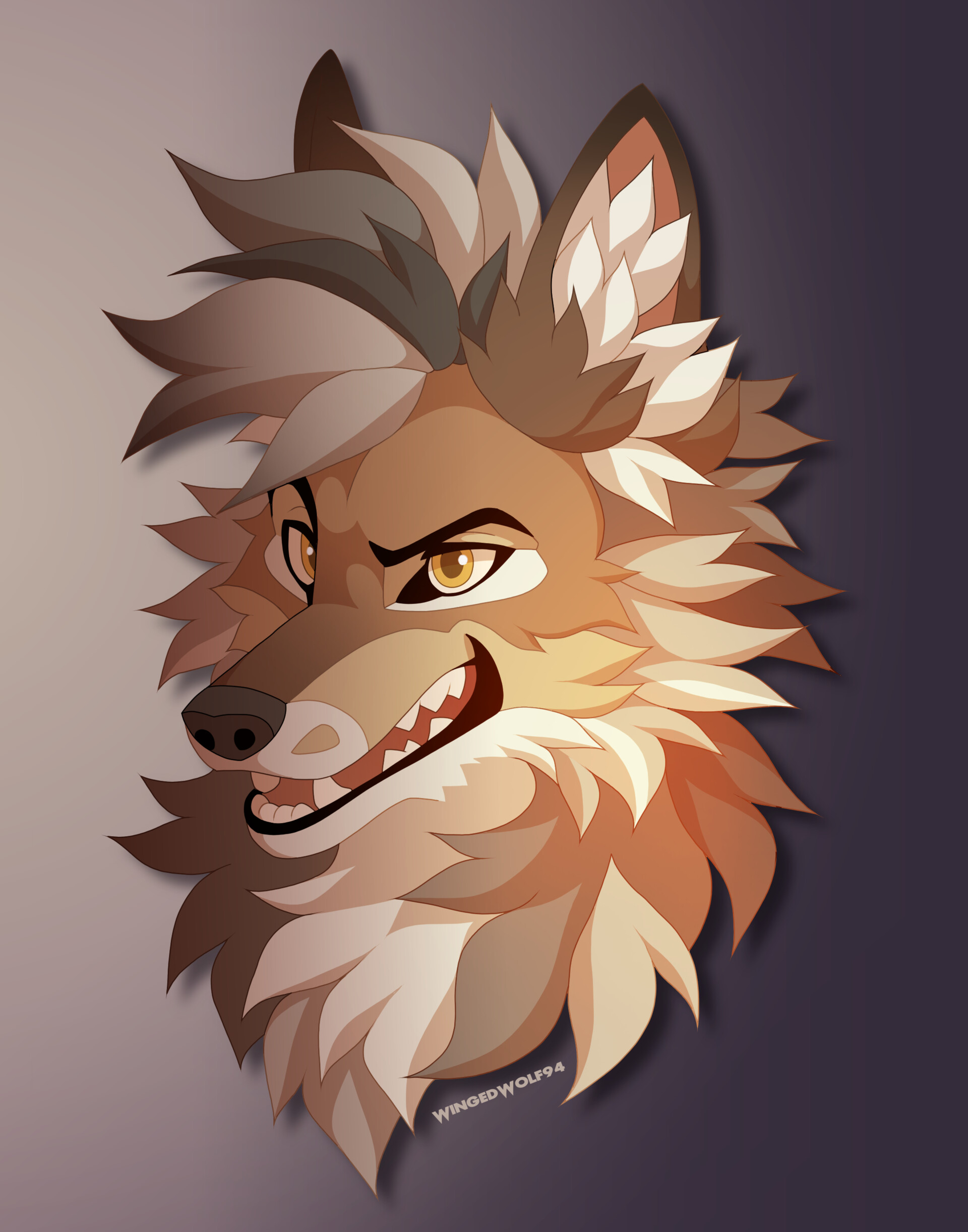 ArtStation - Coydog Portrait