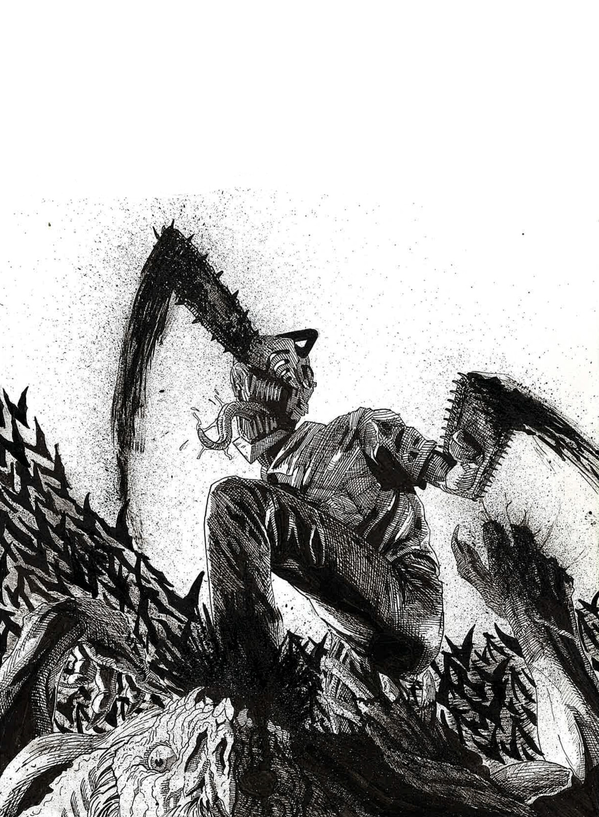 Pablo De Celis - CHAINSAW MAN - Denji VS Bat Devil