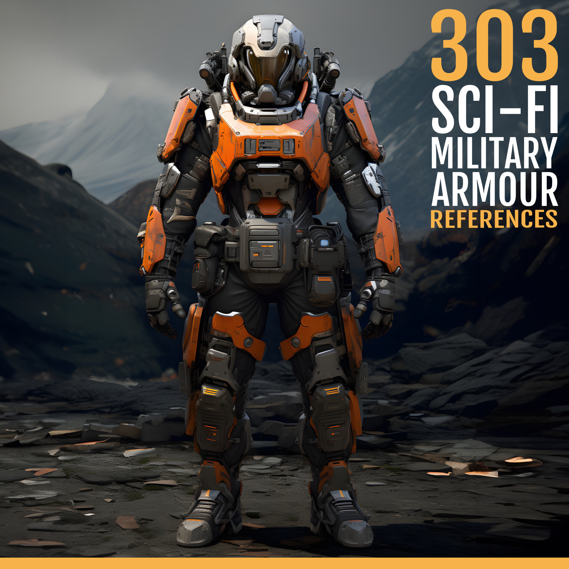 ArtStation - 303 Sci-Fi Military Armour