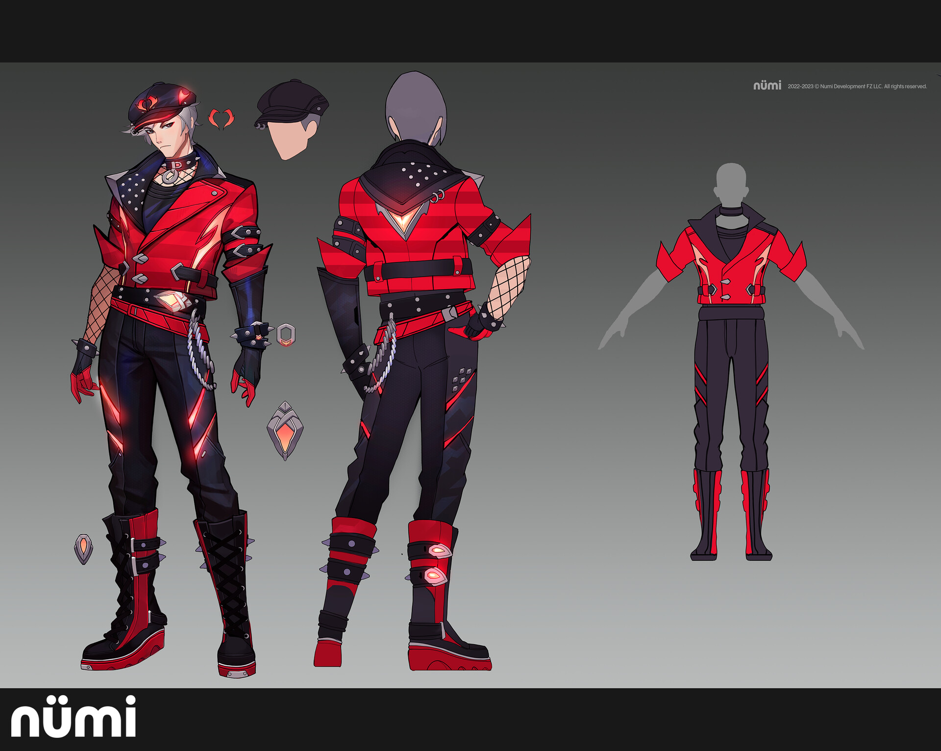 ArtStation - NUMI BEATS - skins for the game characters Dark Premium