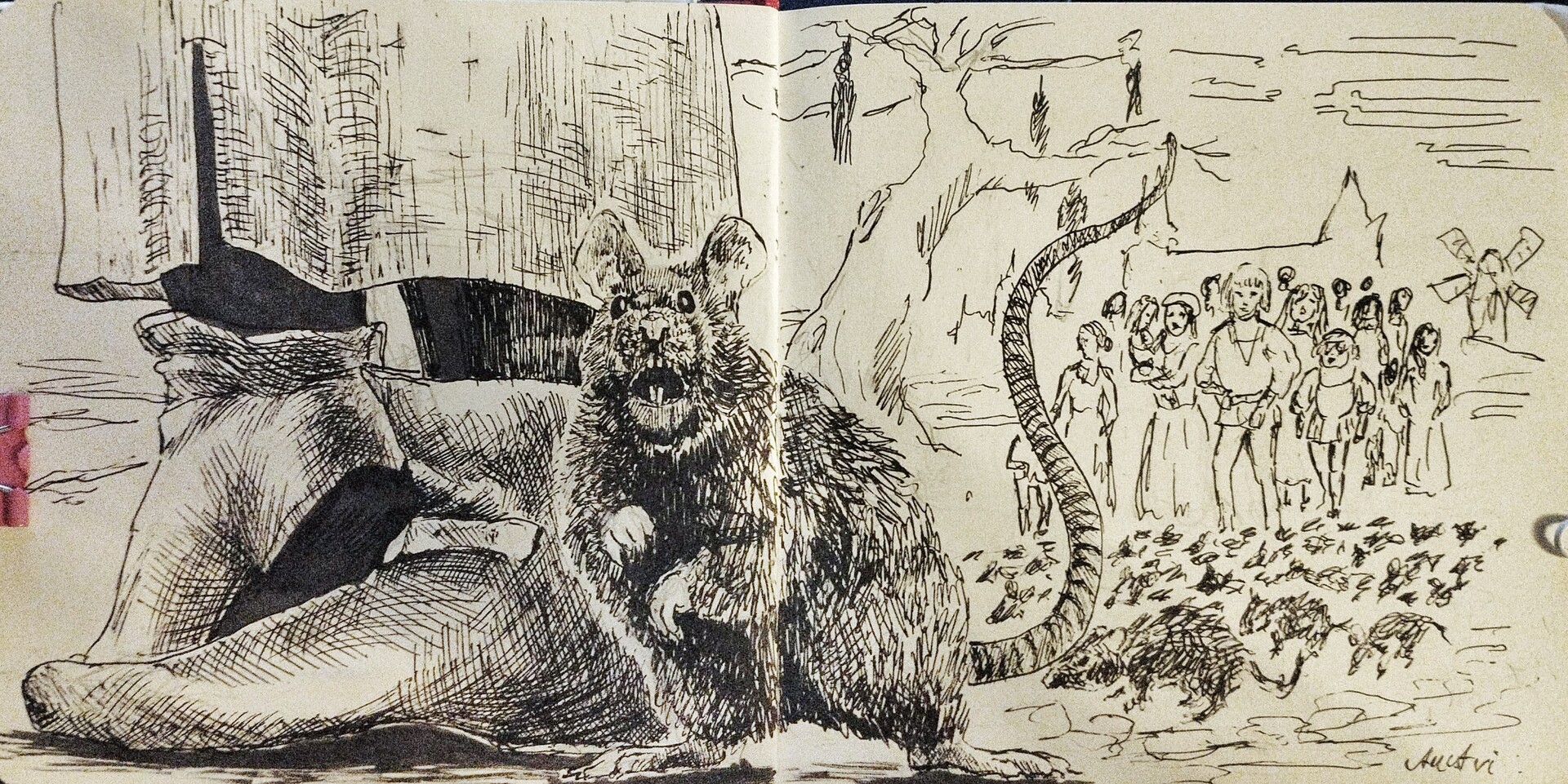 ArtStation - The pier piper of Hamelin