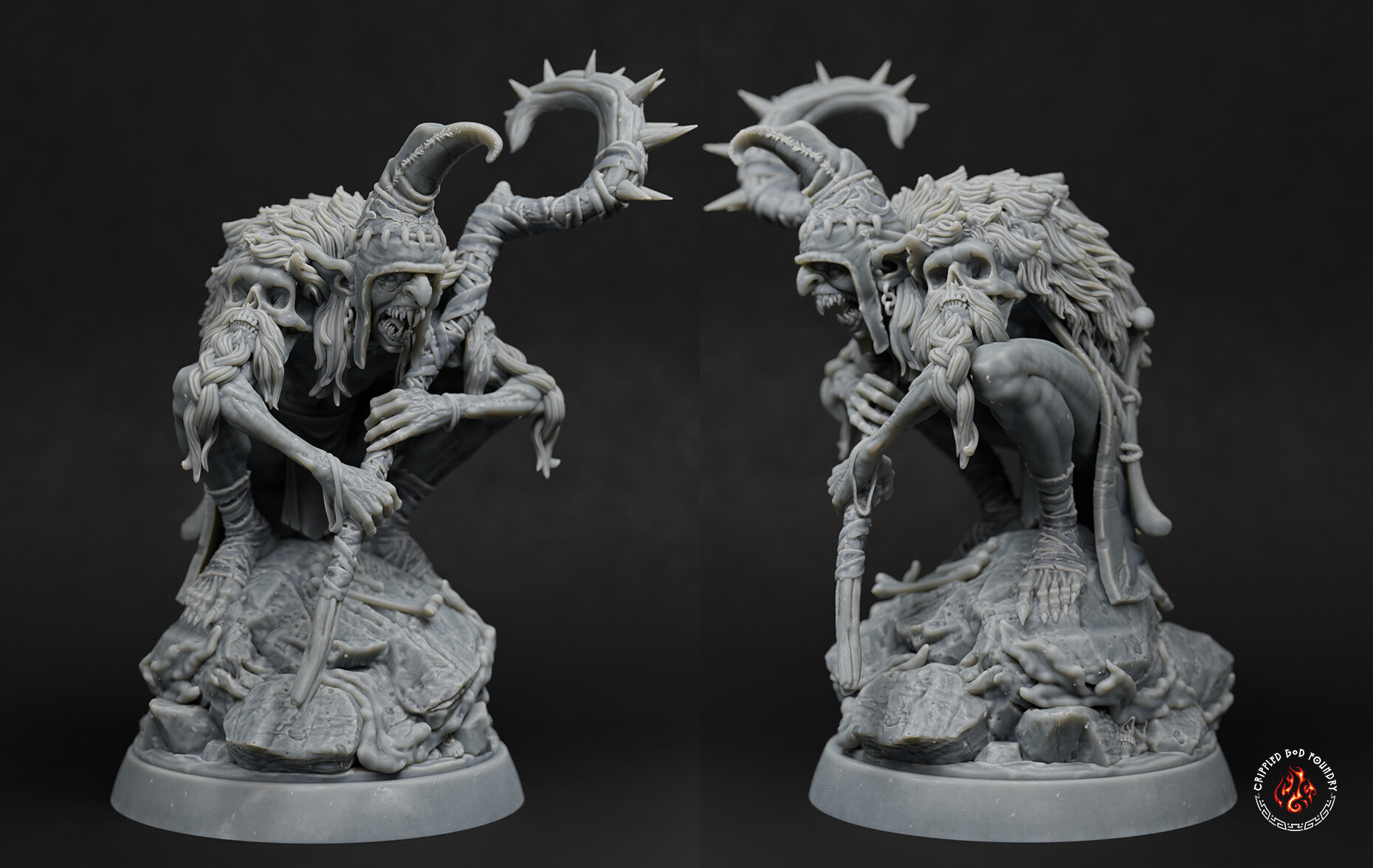ArtStation - Goblin Shaman - Miniature