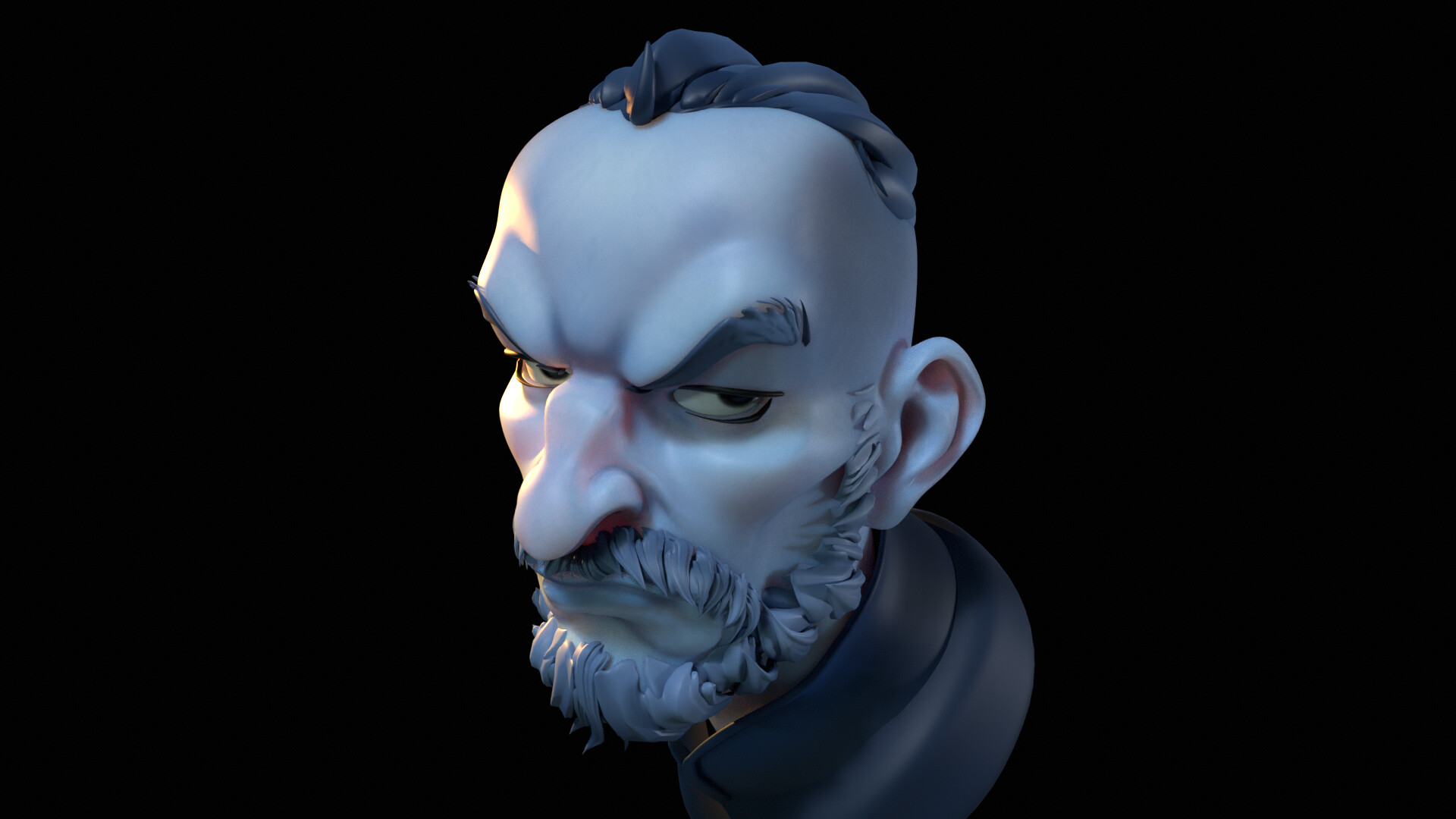 ArtStation - Angry Men Portrait