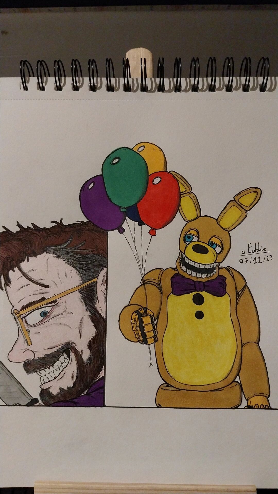ArtStation - • Steve Raglan "William Afton" and Spring Bonnie costume ...