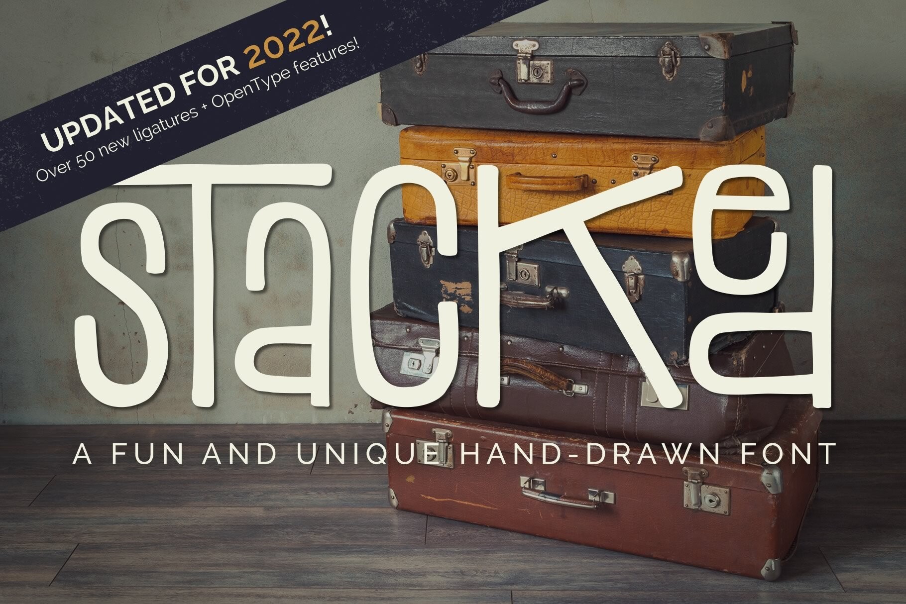 ArtStation - Stacked Font