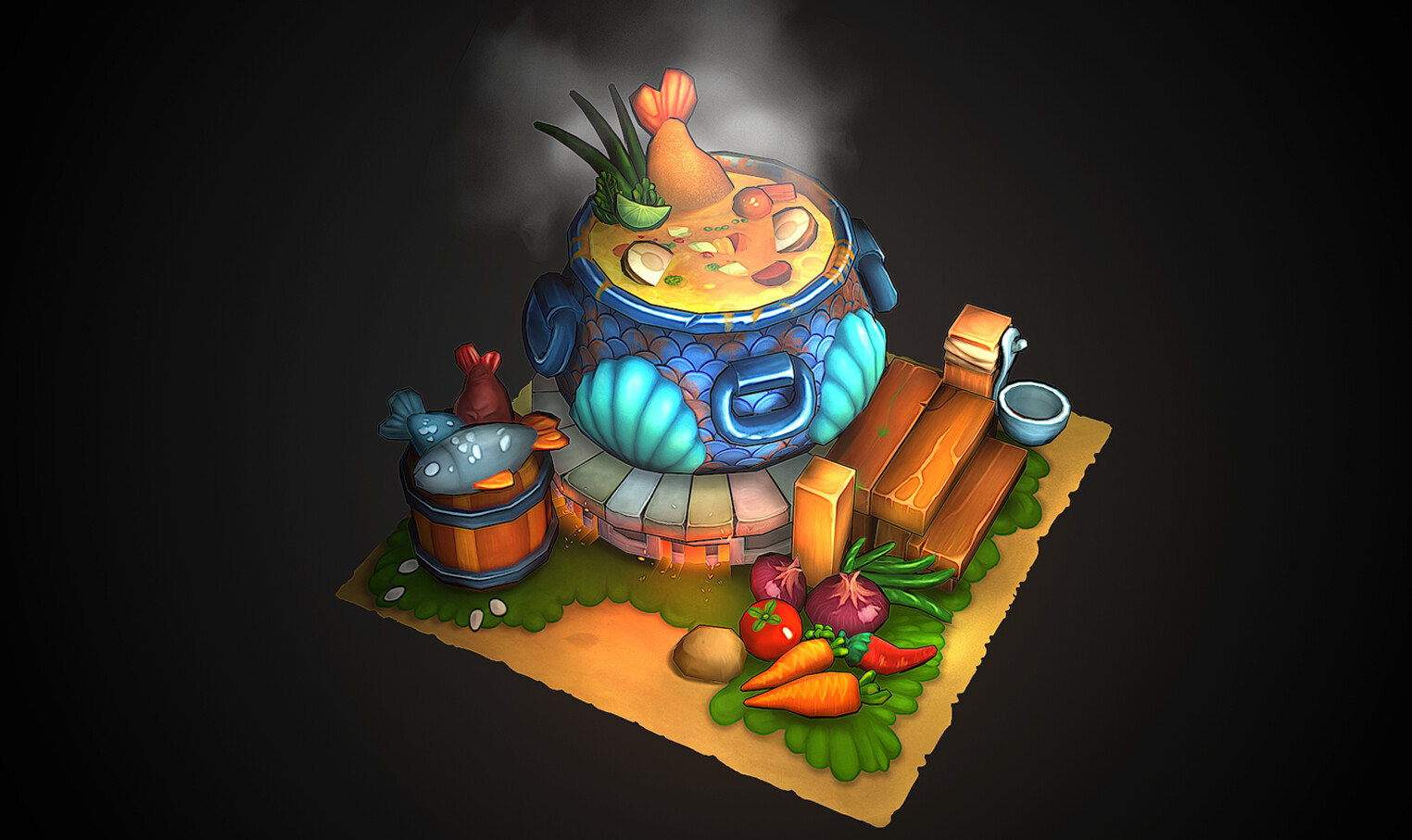 ArtStation - Cooking pot