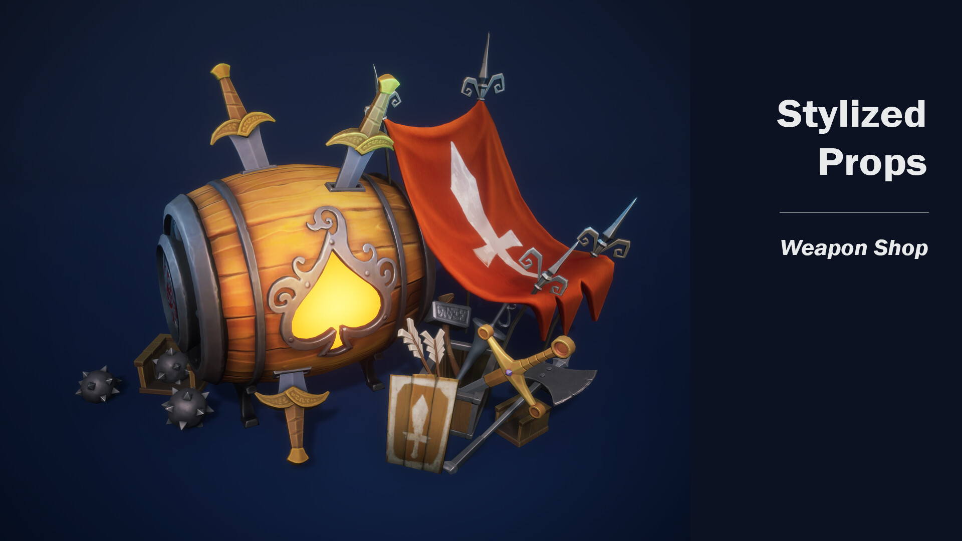 ArtStation - Weapon shop