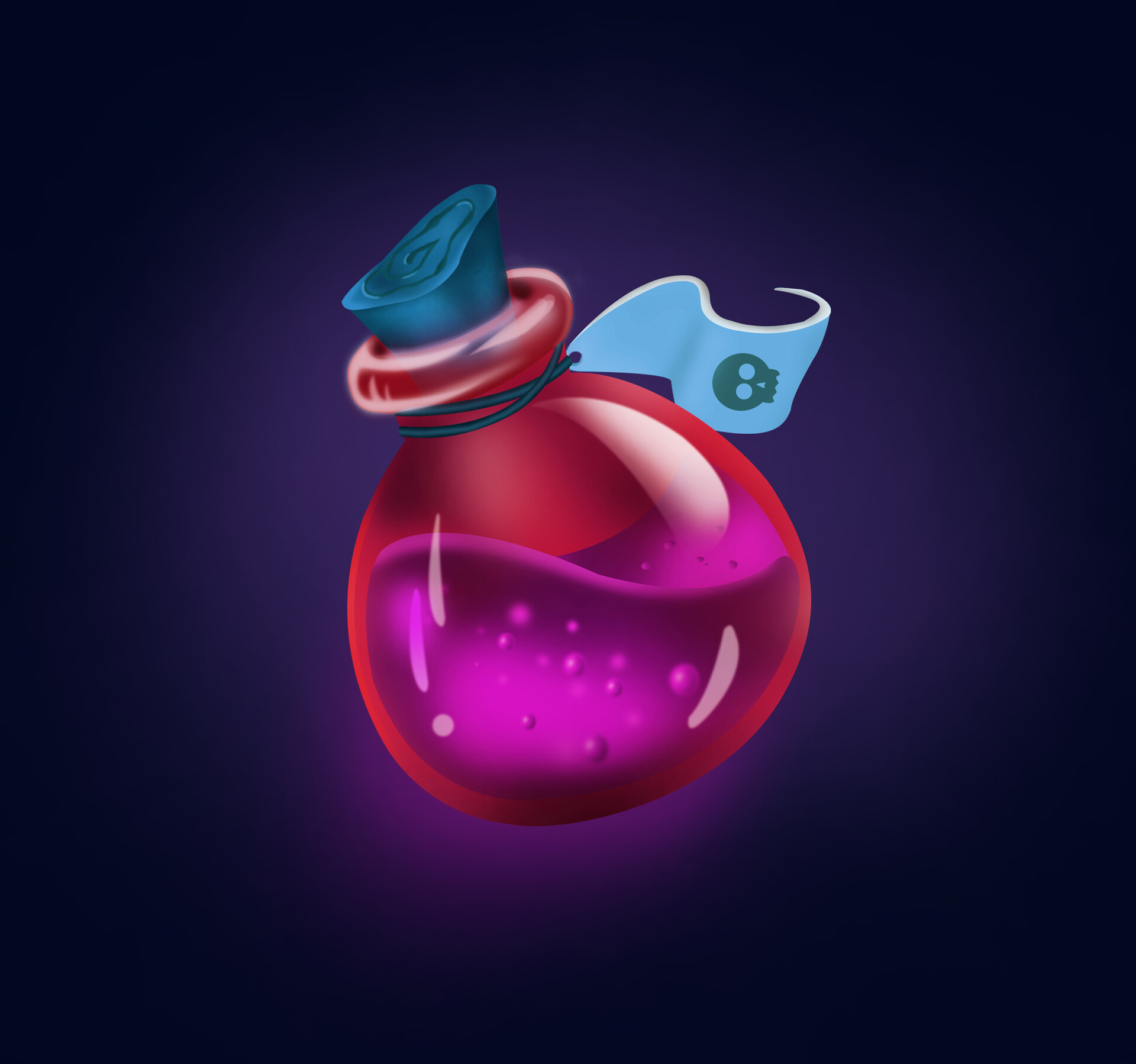 ArtStation - 2D Potion Bottle