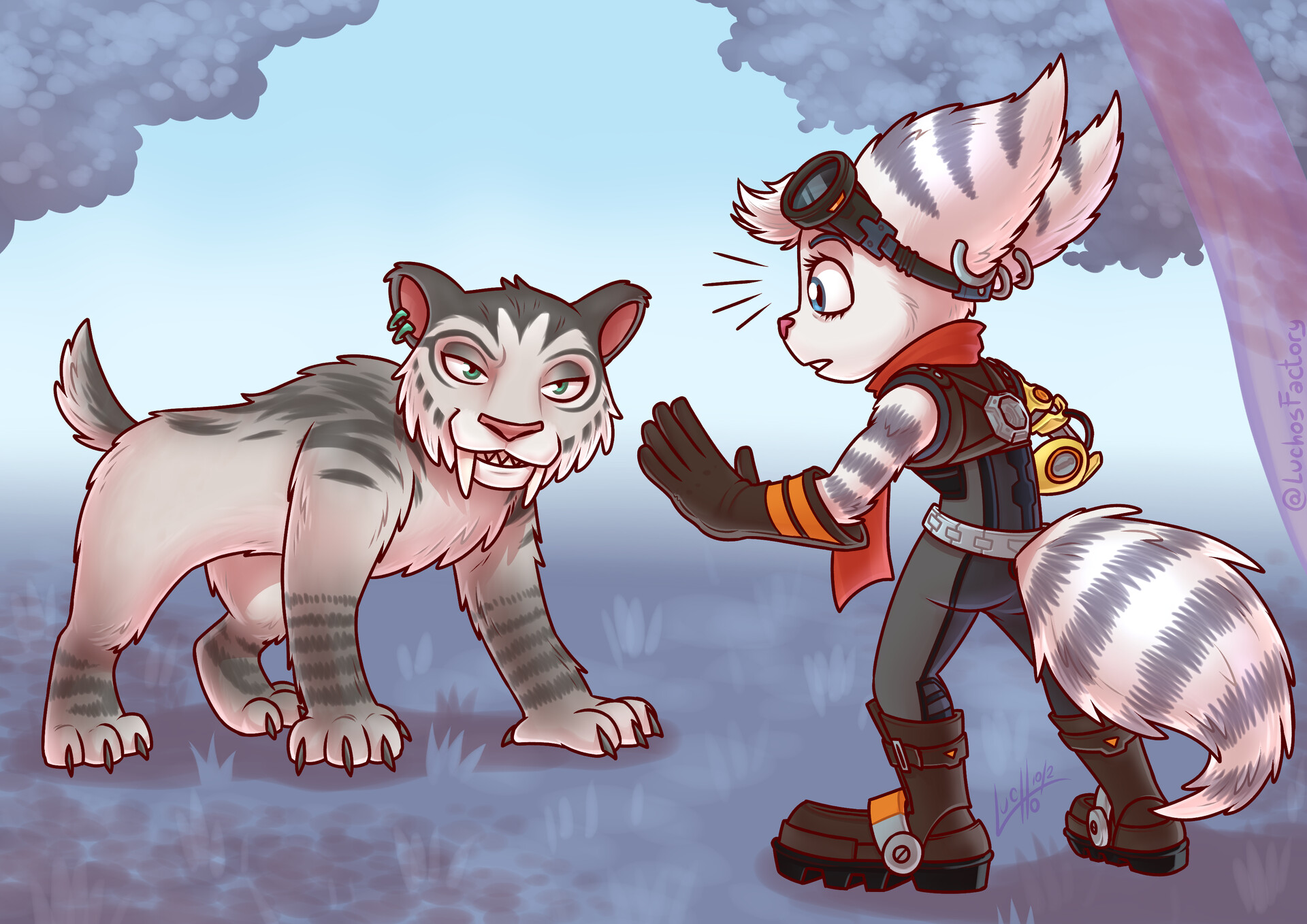 ArtStation - Rivet & Shira [Fan Art/Commission]