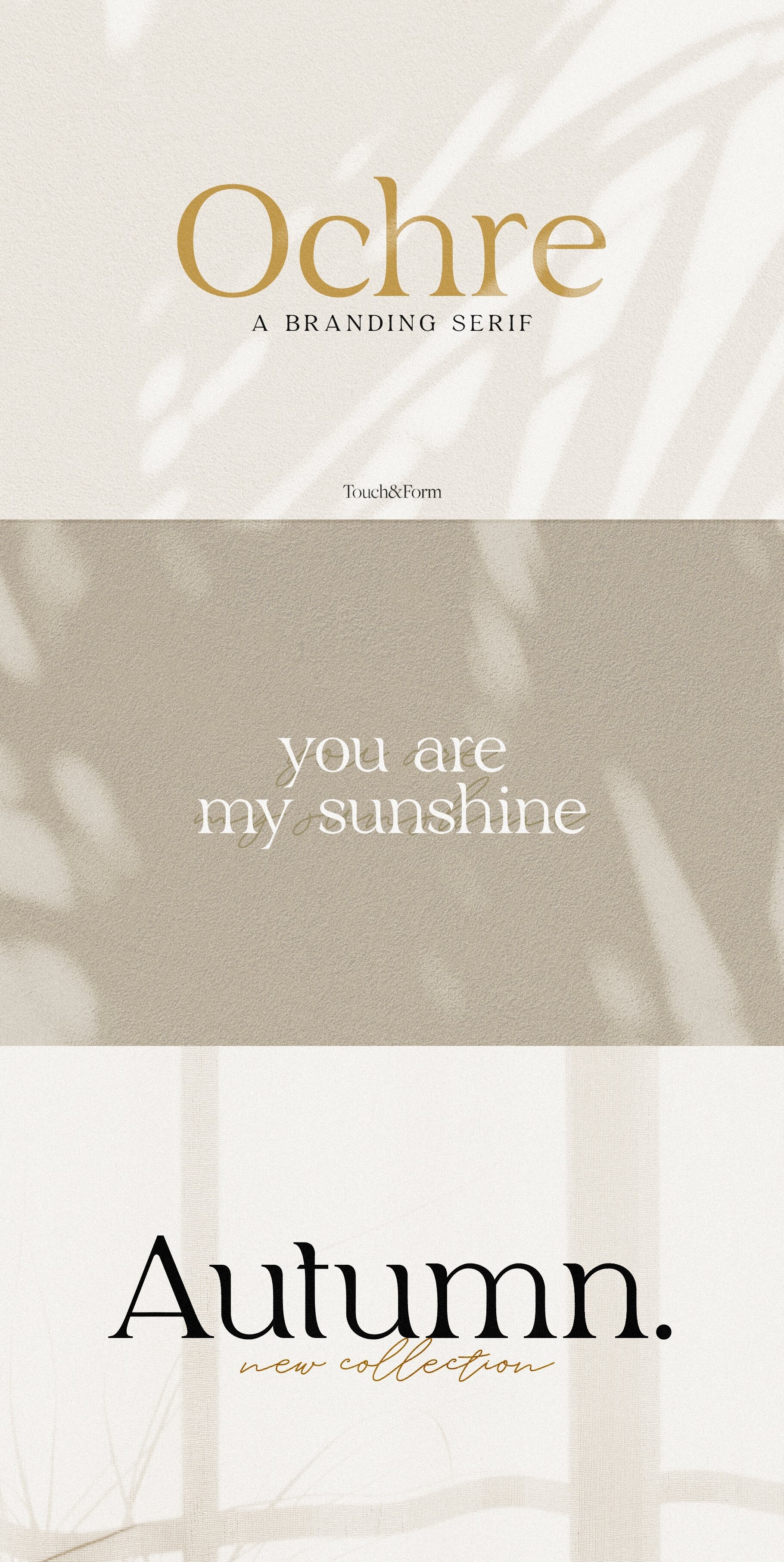 ArtStation - Ochre | A Branding Serif