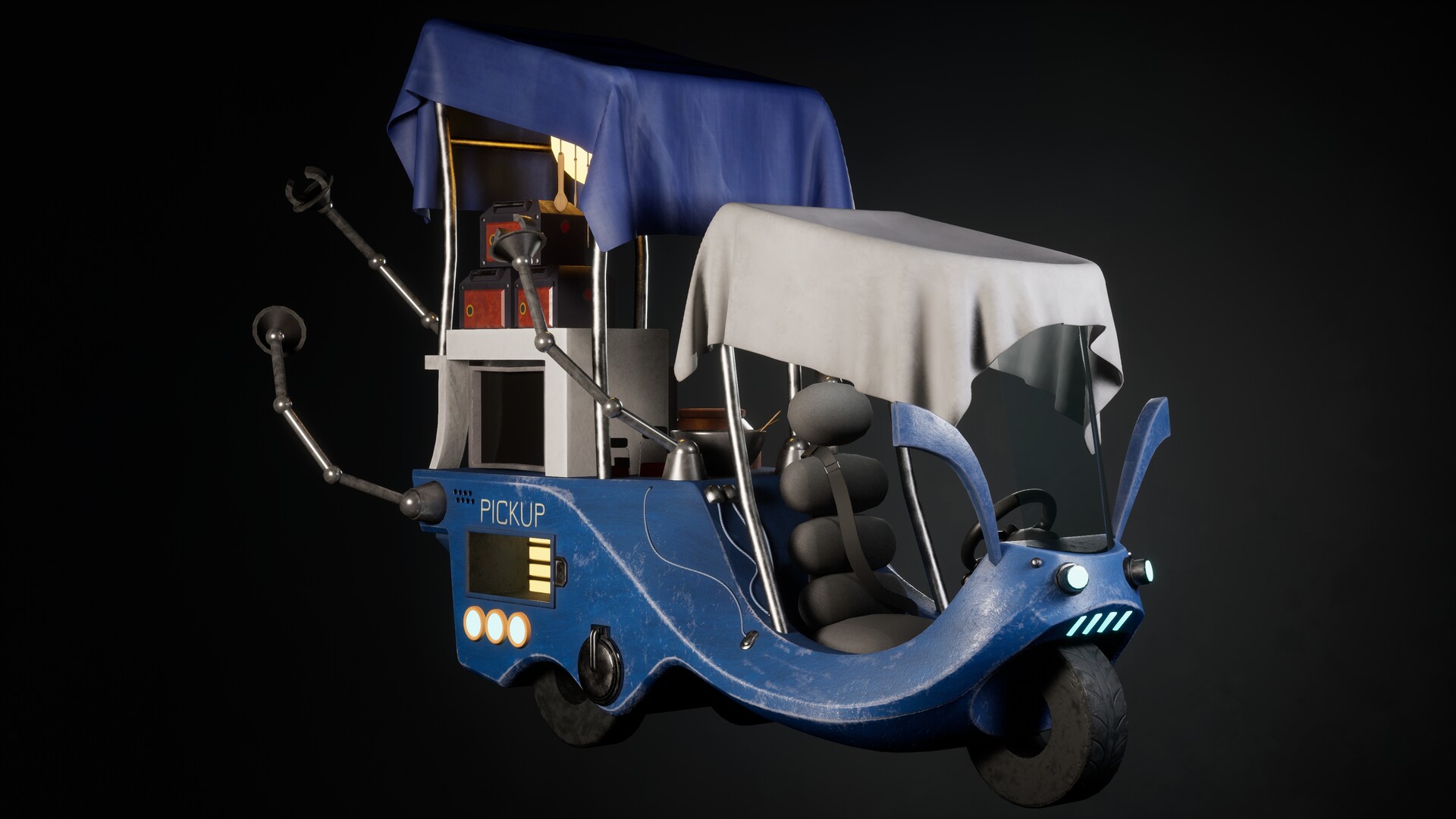 ArtStation - Little Rickshaw - Neo Tokyo