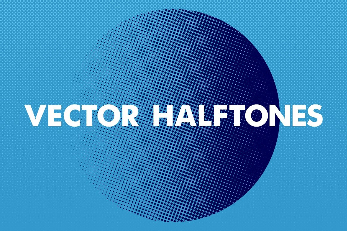 ArtStation - Clean Vector Halftones Collection