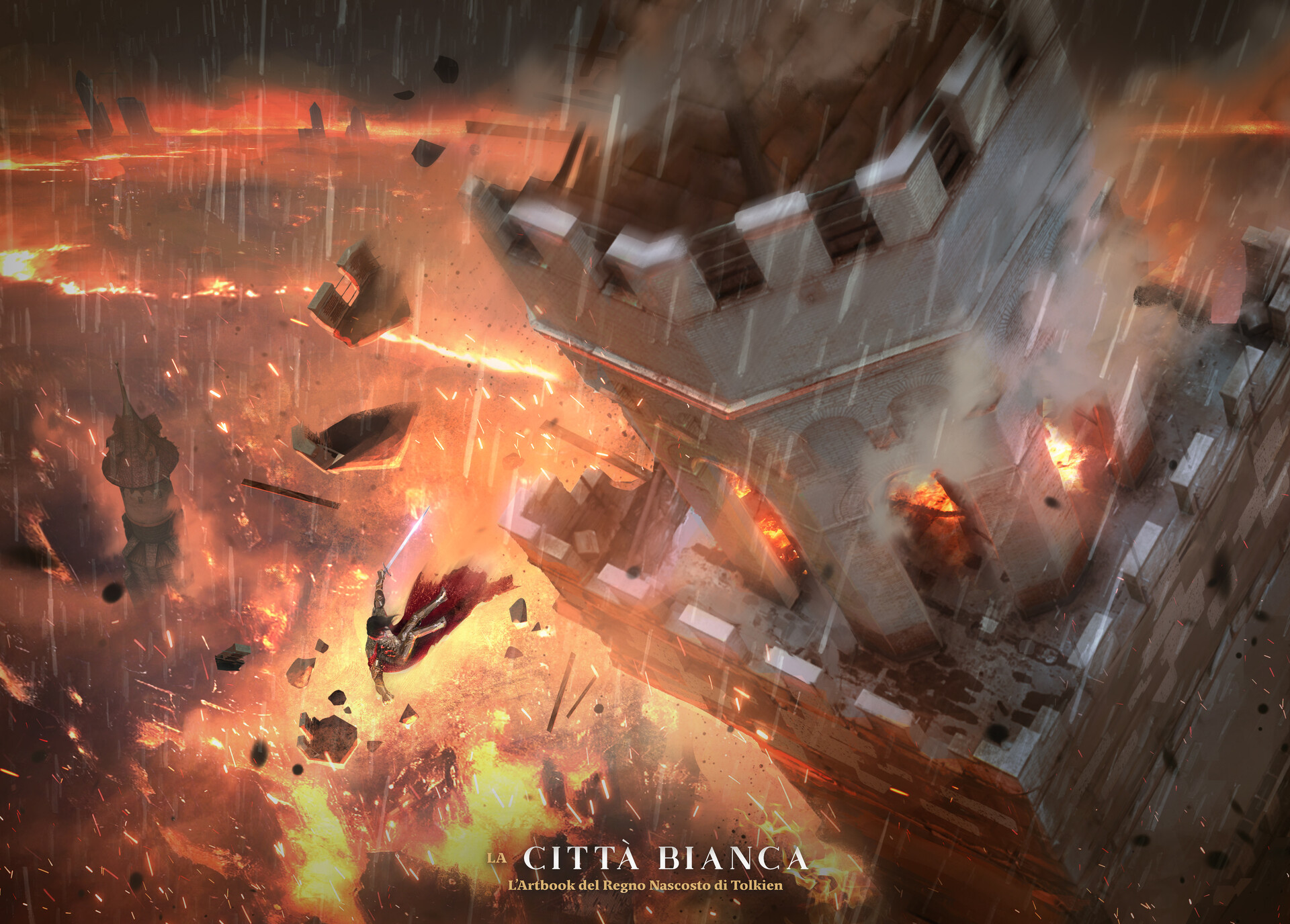 Giovanni Calore - The Fall of Gondolin: Tuor and Ecthelion,Gothmog ...