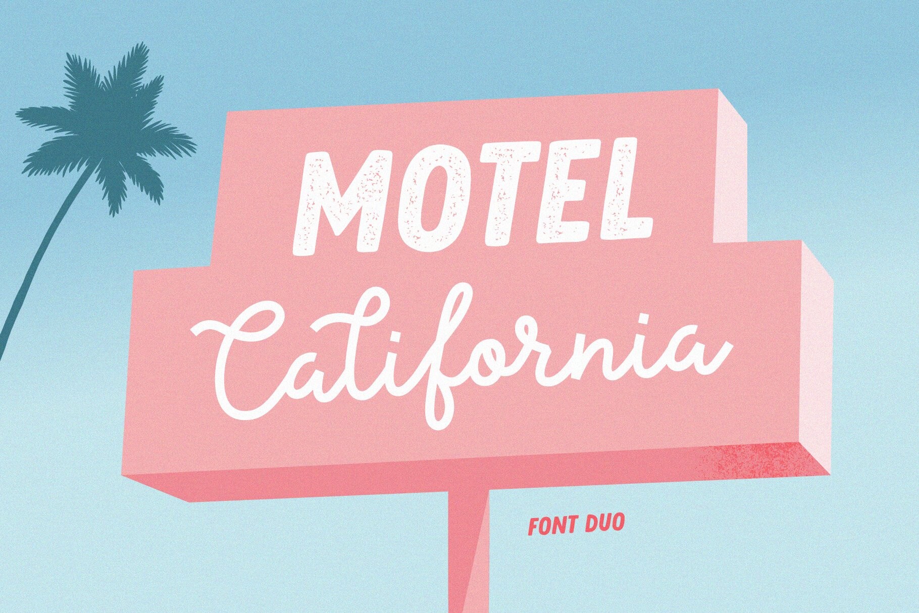ArtStation - Motel California | Font duo