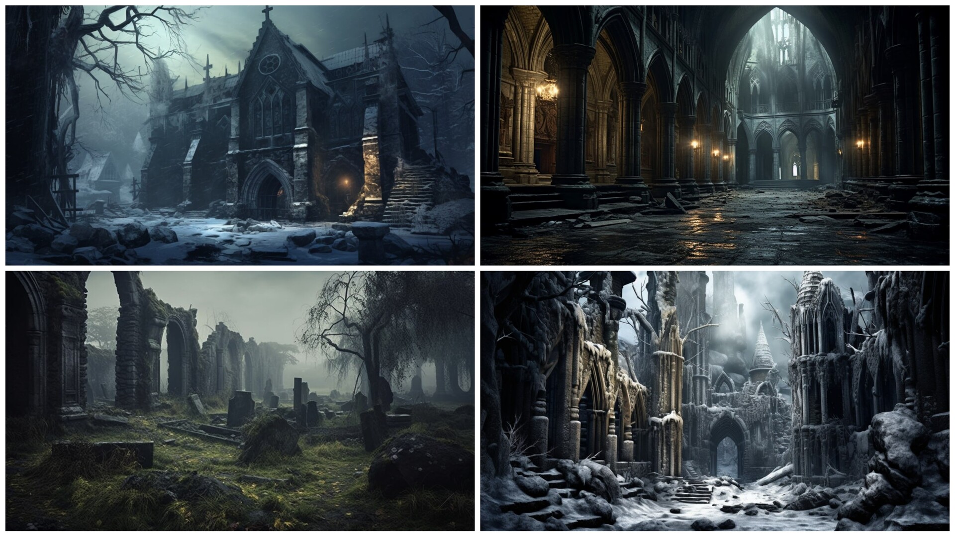 Tika Concept - +320 Gothic Medieval Environment Concept (4k) | Vol_73