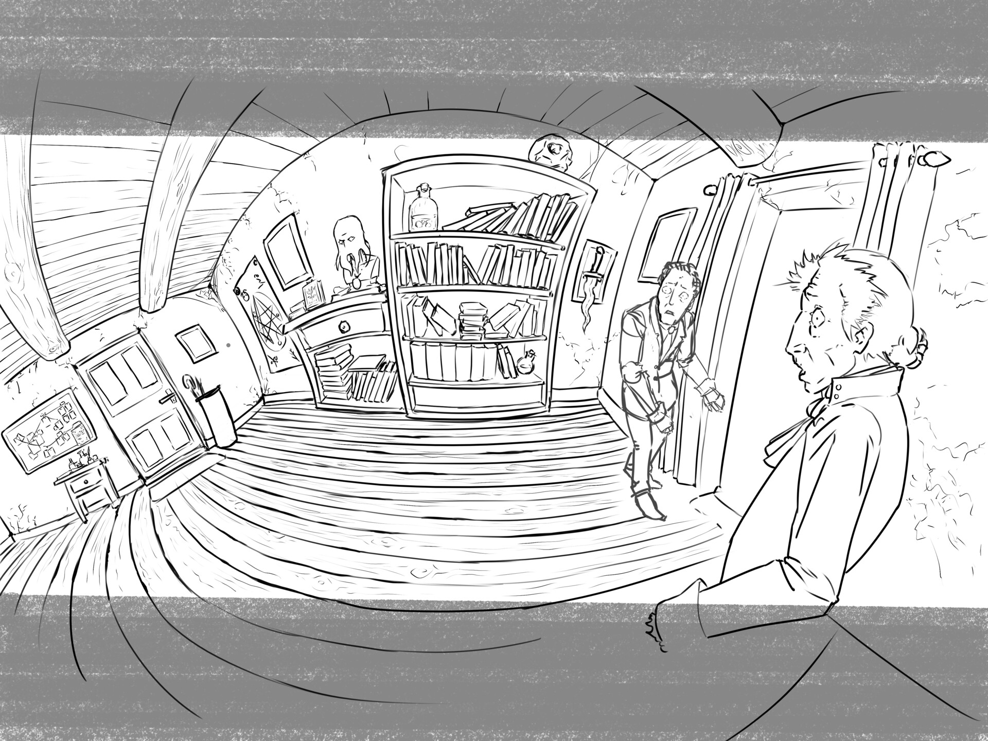 Marcel Vanderweyen - LoveCraft Project: Illustrations&Researches