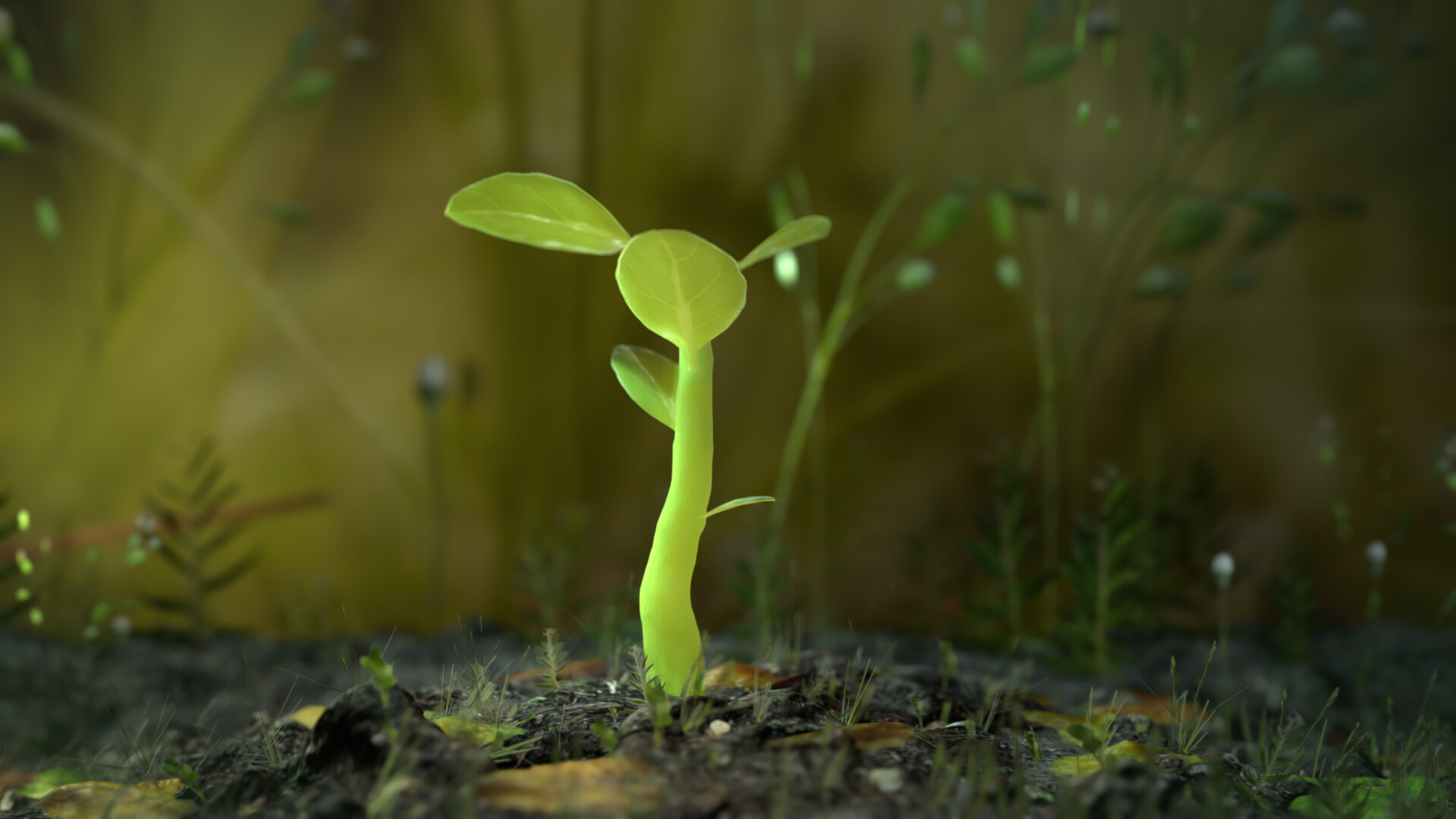 ArtStation - Growing Plant