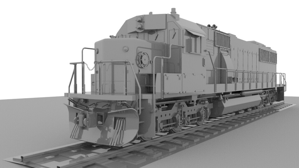 ArtStation - diesel engine