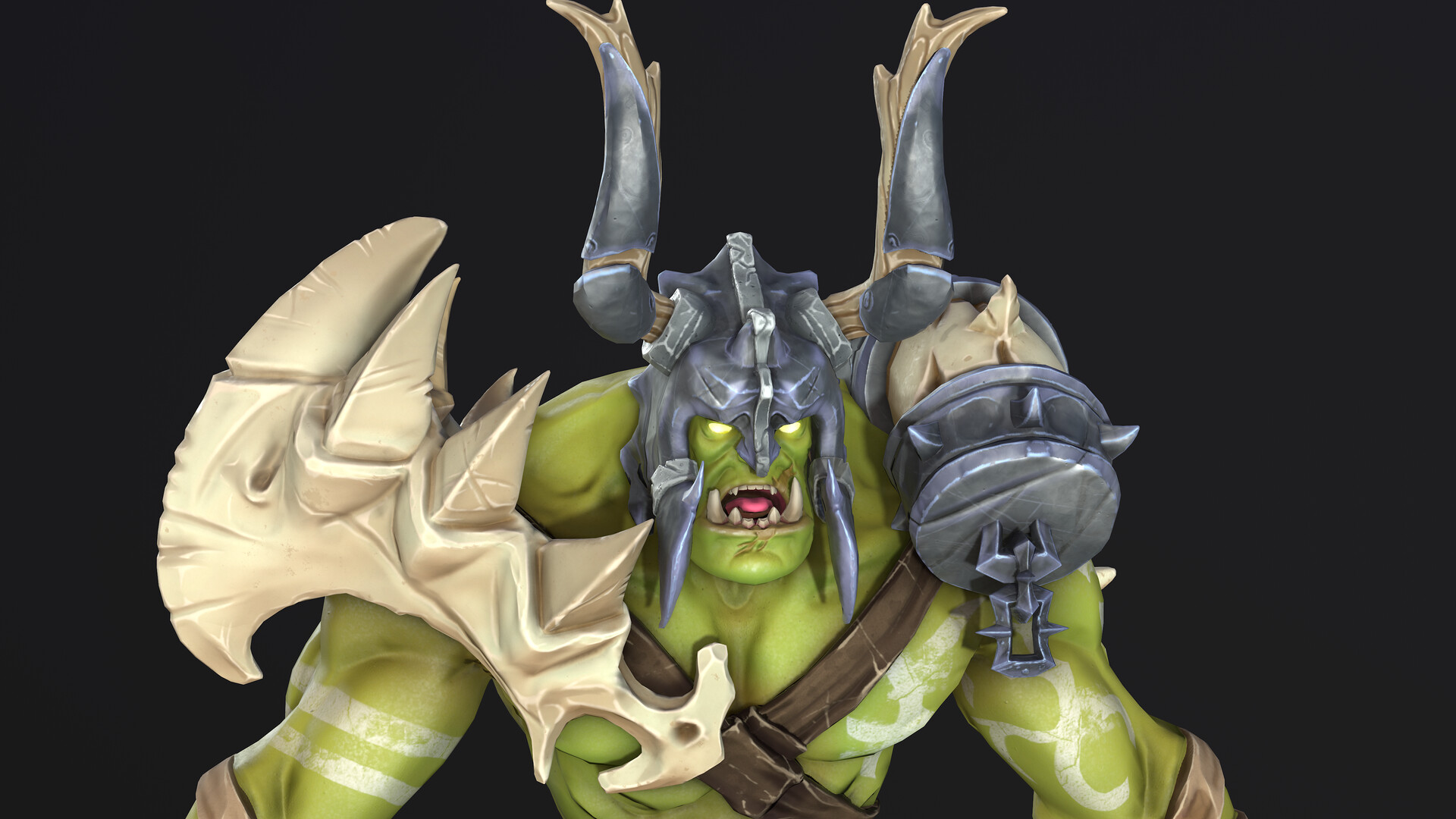 ArtStation - Stylized Game-Ready Orc model