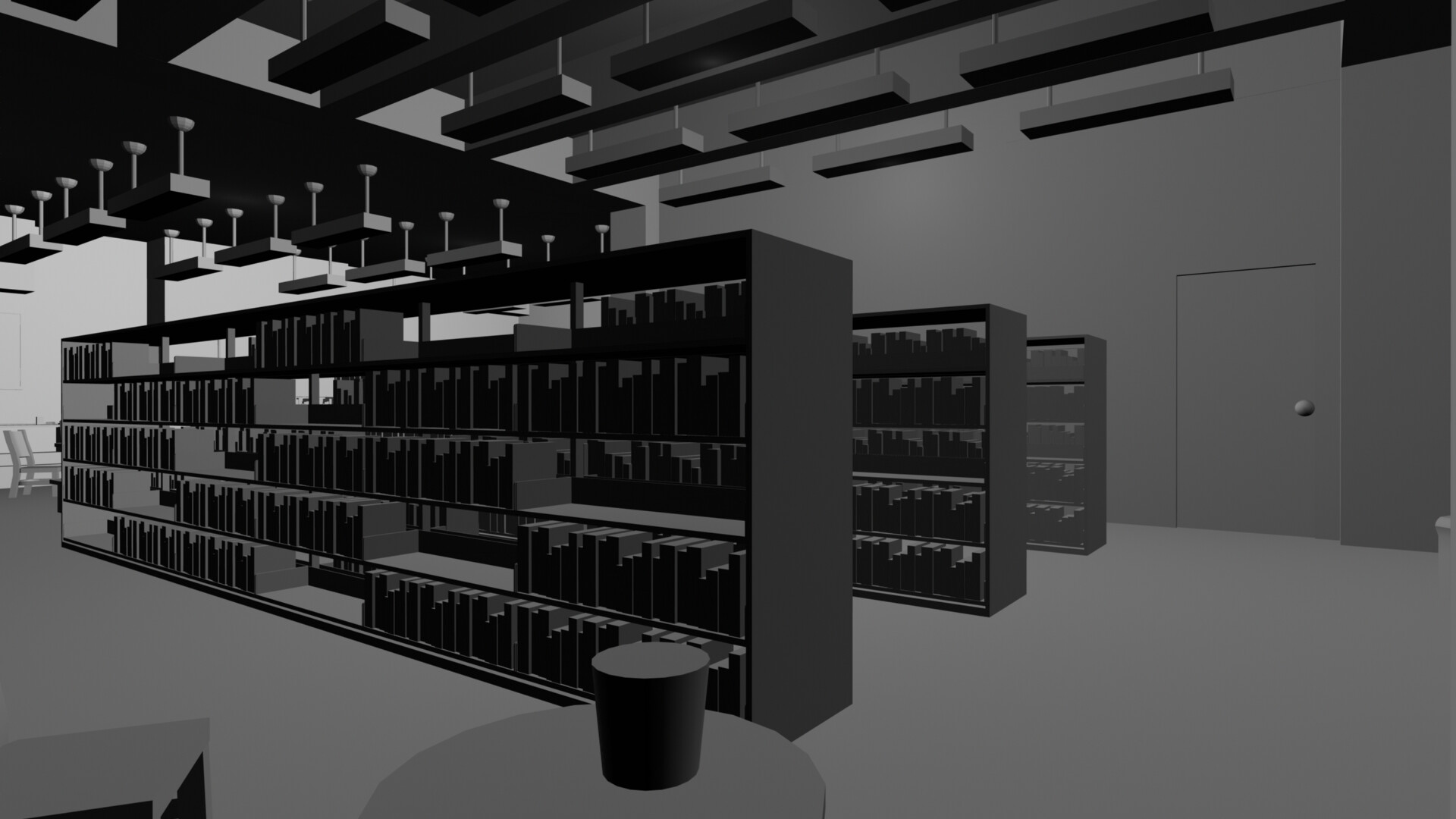 ArtStation - Library Model