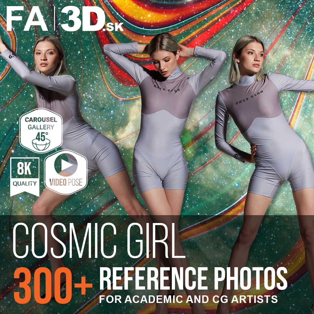 ArtStation - Cosmic Girl - NEW digital double!