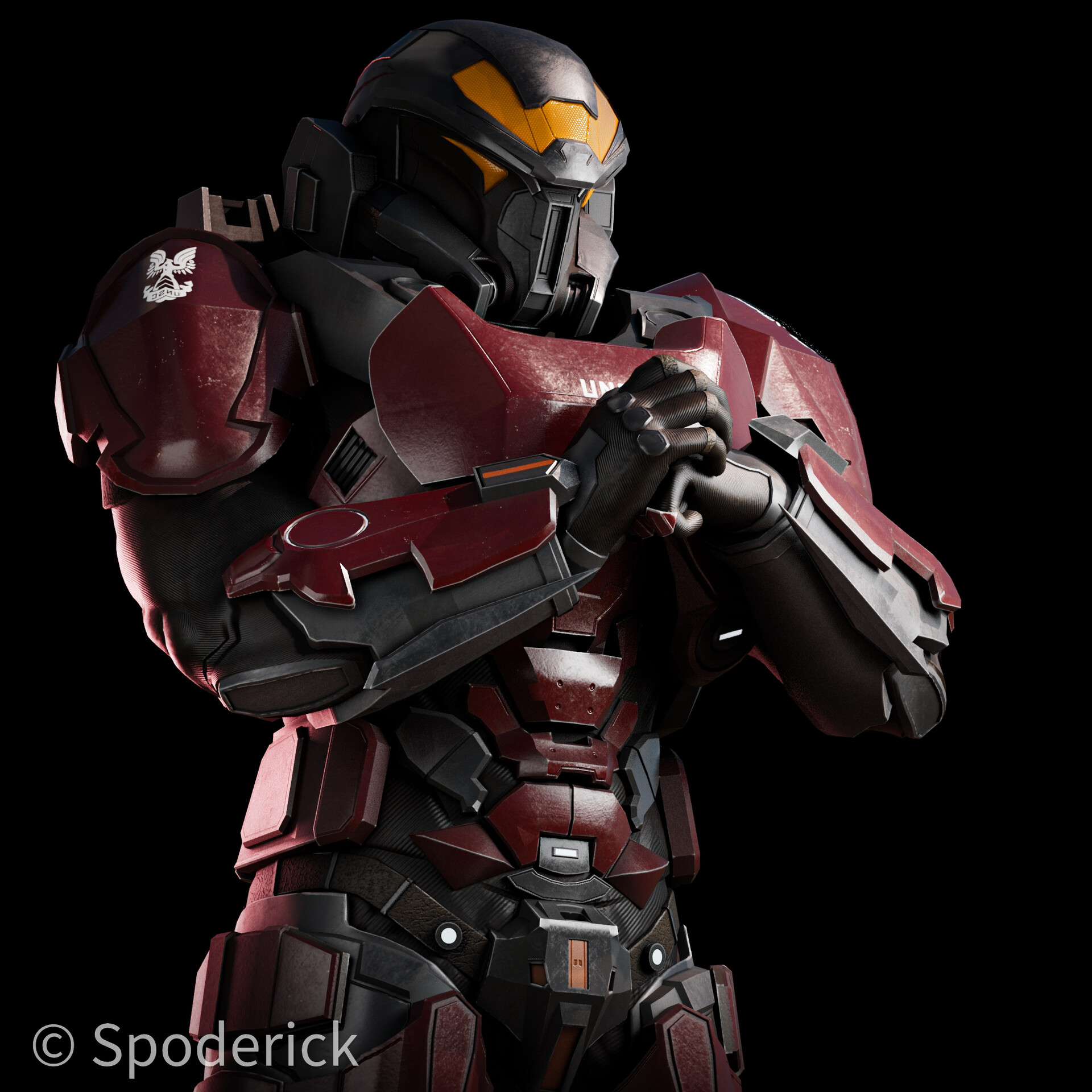 ArtStation - Spartan Armor-BruteSlayer