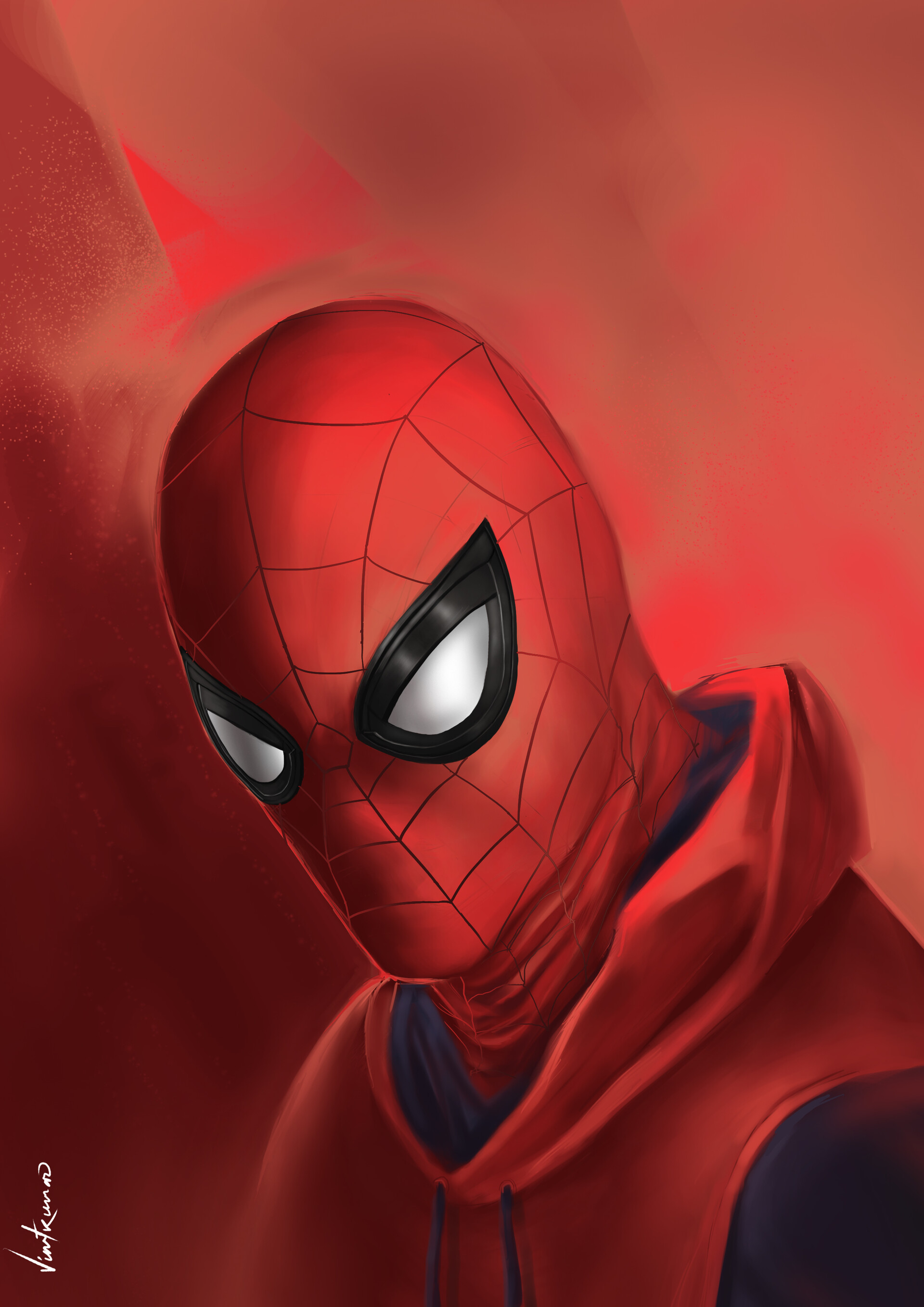 ArtStation - Spider-Man Portrait | Scarlet Spider | Ben Reilly
