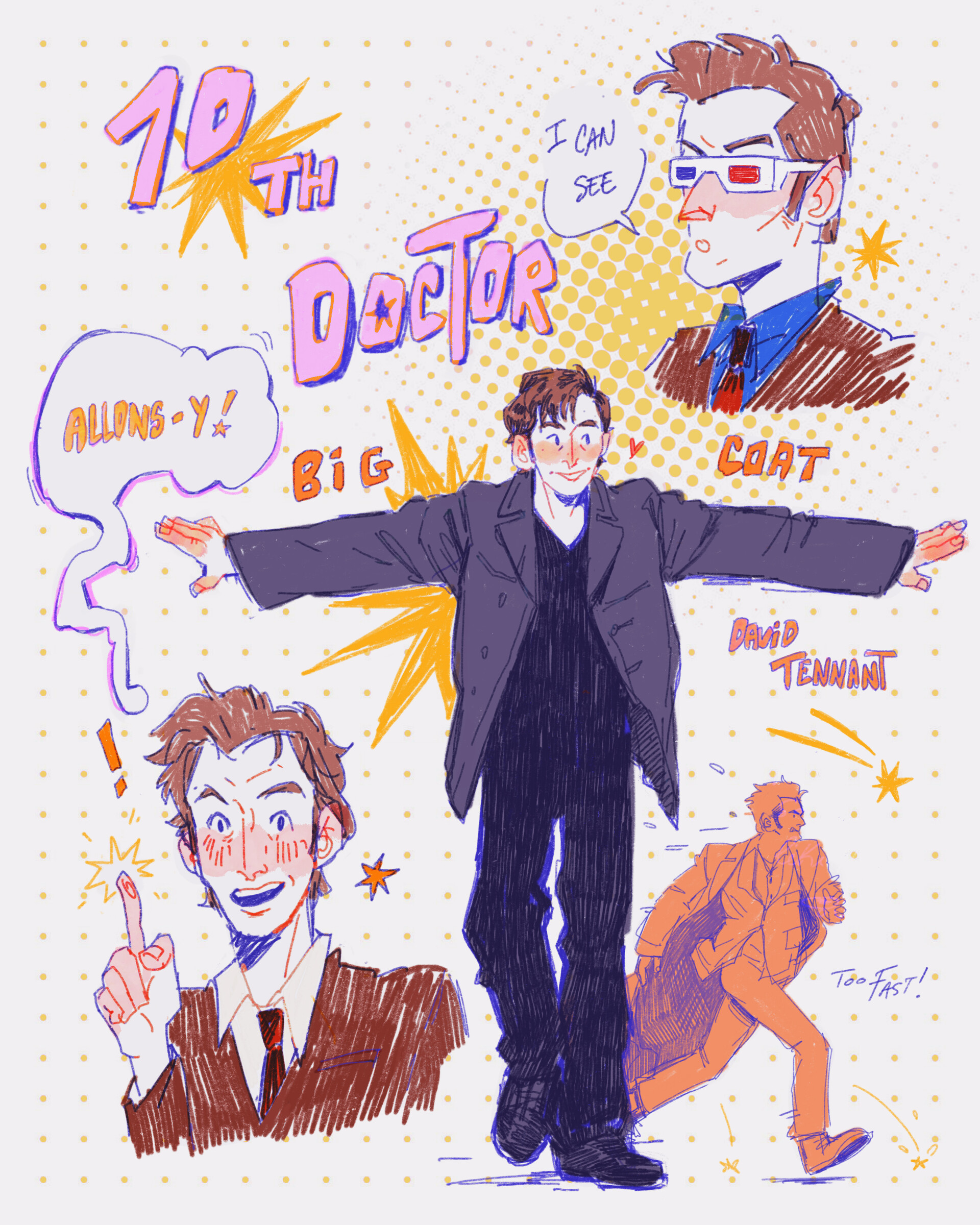 Tenth Doctor Drawing
