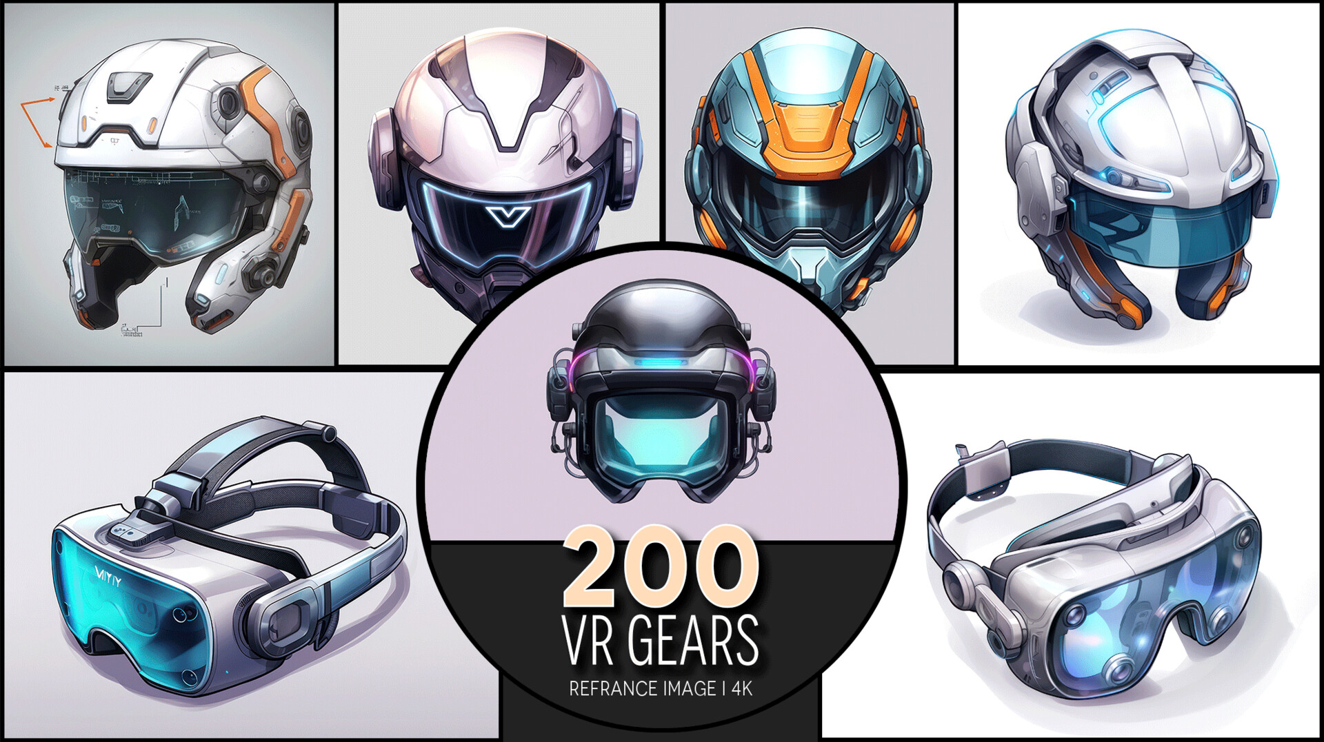 Pixel Ref - VR Gears 4K Reference/Concept Images