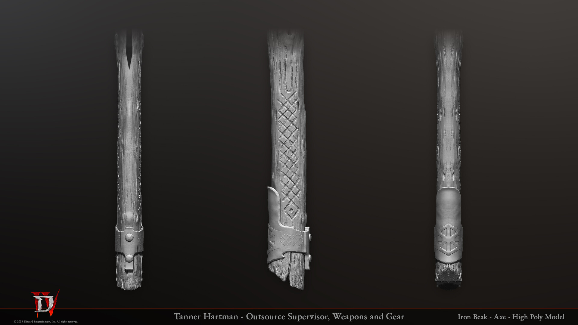 Tanner Hartman - Diablo IV - Iron Beak - Axe