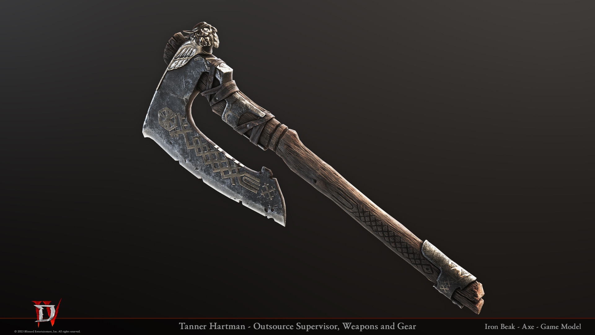 Tanner Hartman - Diablo IV - Iron Beak - Axe