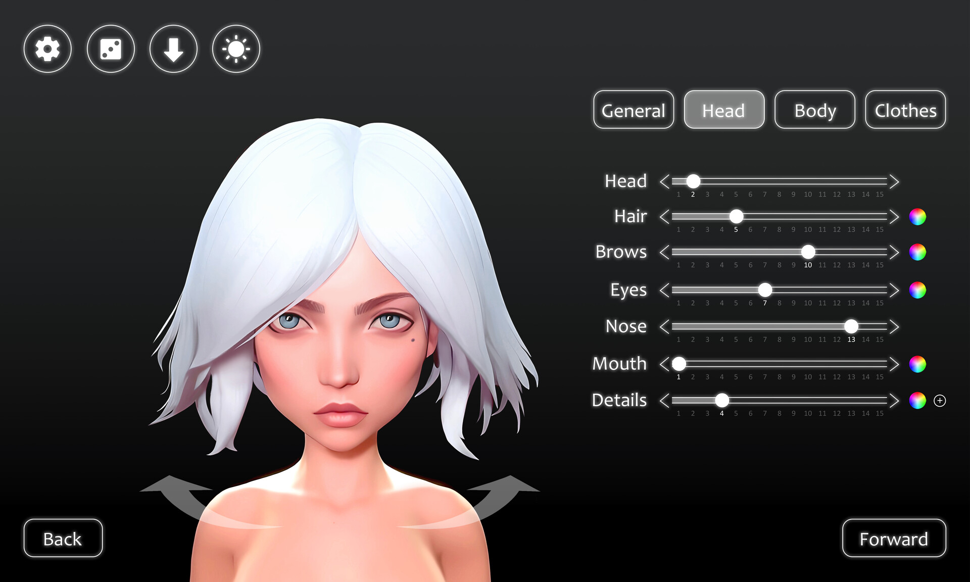 ArtStation - Creation character (fake screenshot)