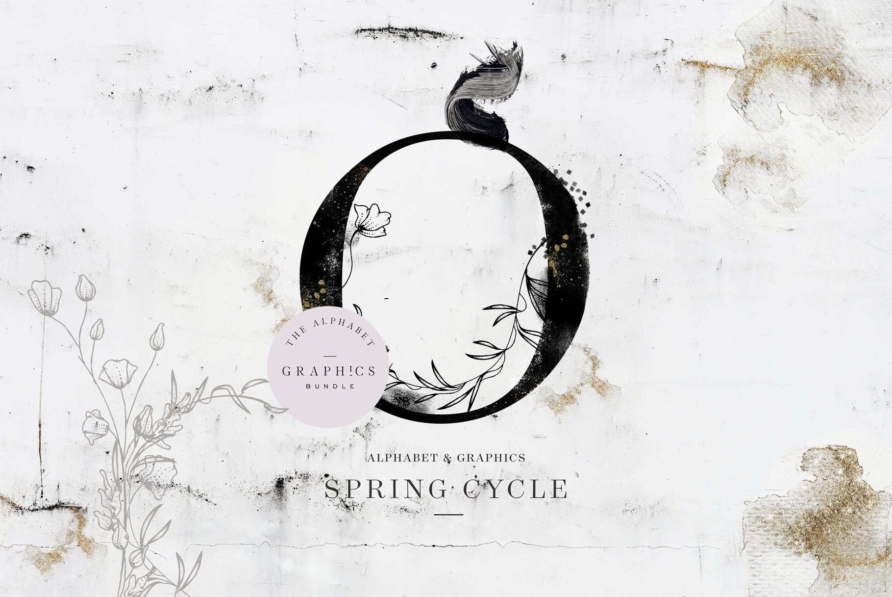 ArtStation - Spring Cycle Alphabet Graphics