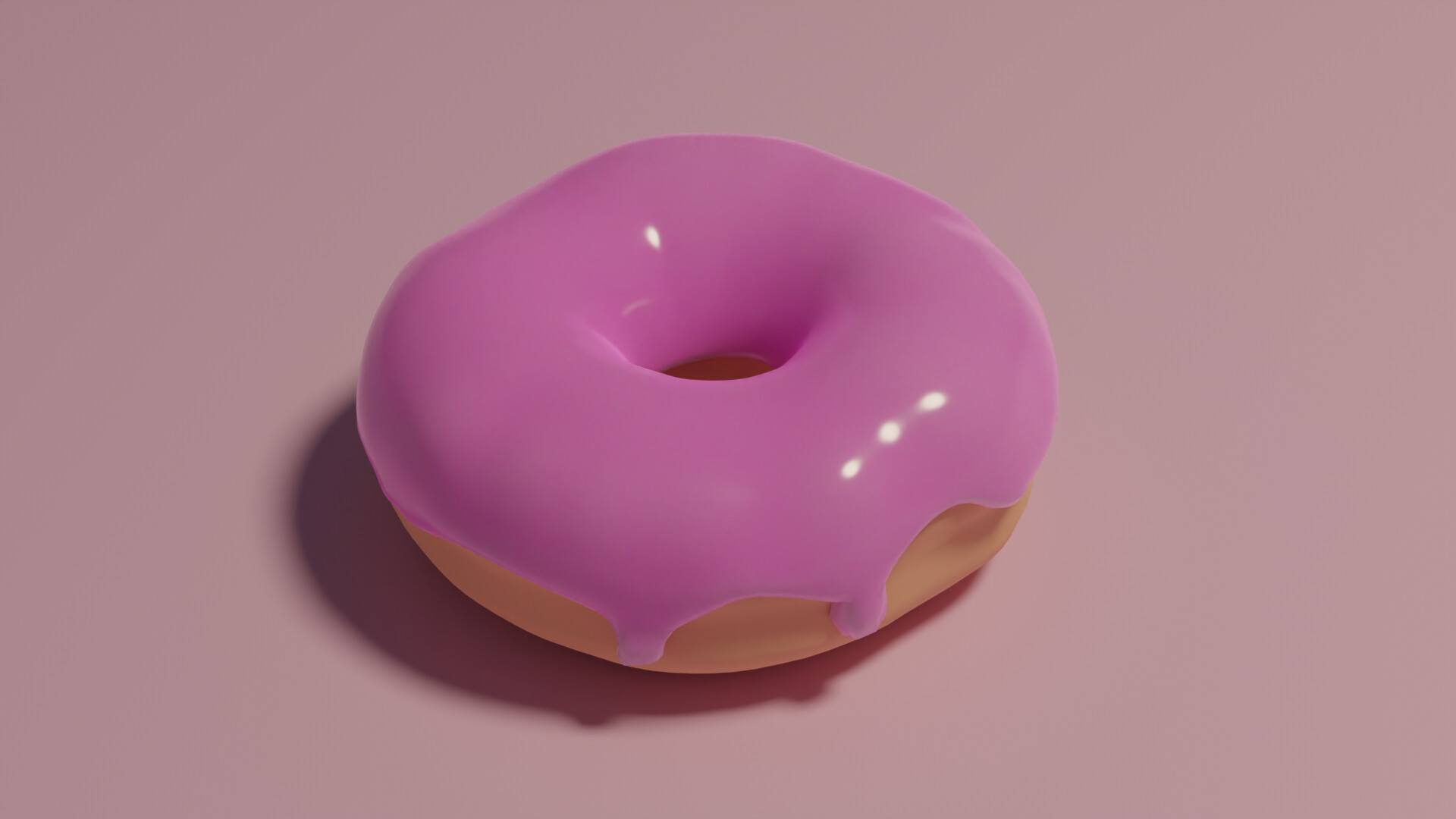 ArtStation - My first blender donut :p