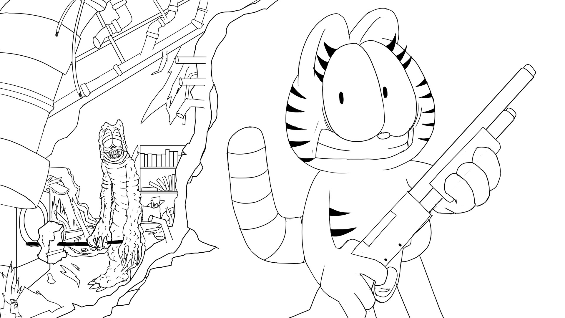 nermal coloring page
